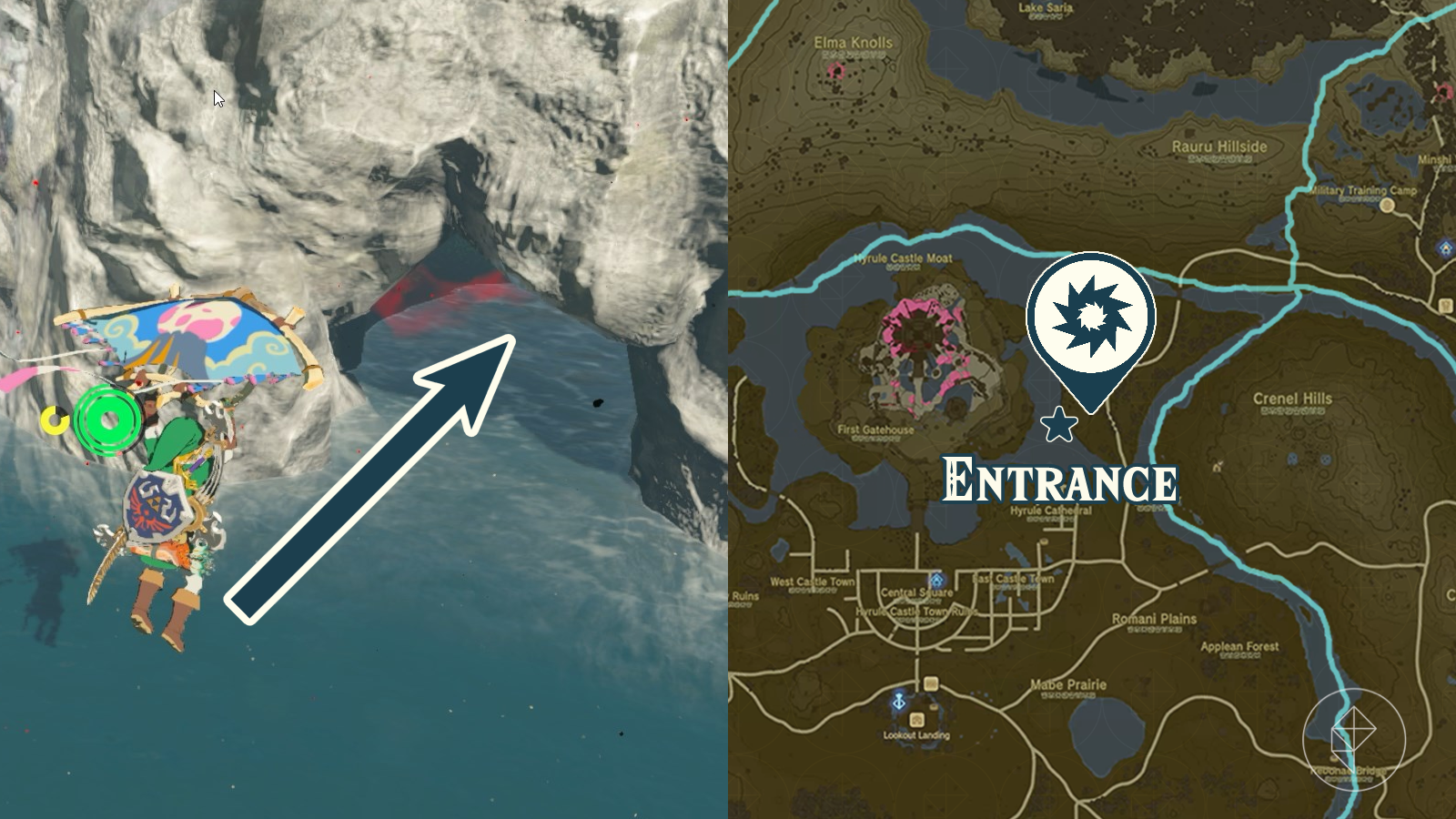 Apapes Lightroot location in Zelda: Tears of the Kingdom