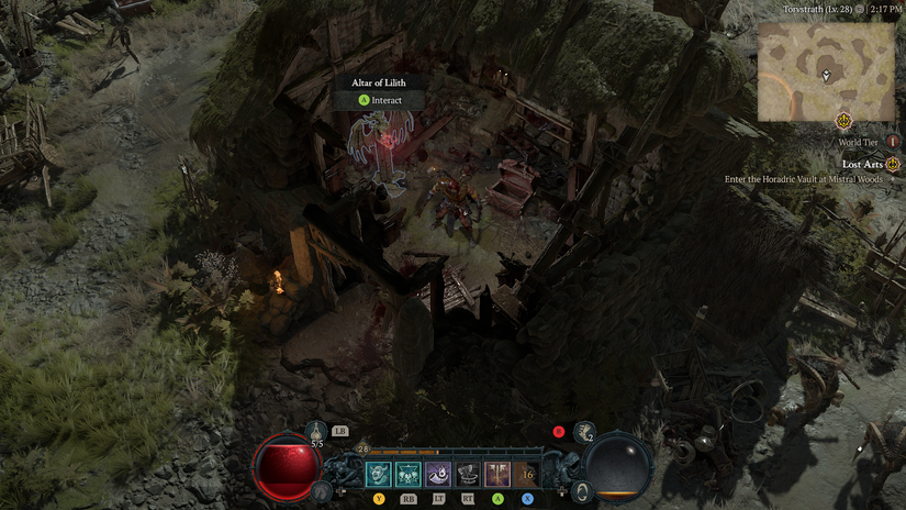 All Scosglen Altar of Lilith locations and map in Diablo 4