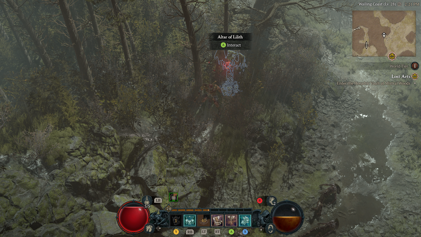 All Scosglen Altar of Lilith locations and map in Diablo 4