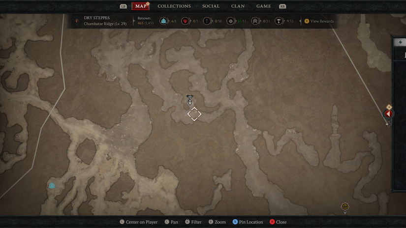 All Dry Steppes Altar of Lilith locations and map in Diablo 4