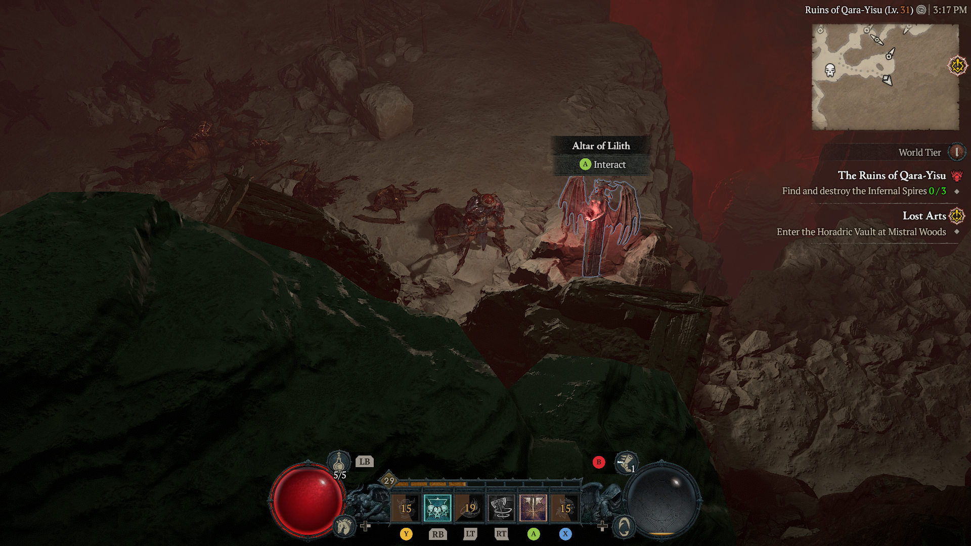 All Dry Steppes Altar of Lilith locations and map in Diablo 4