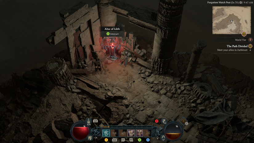 All Kehjistan Altar of Lilith locations and map in Diablo 4