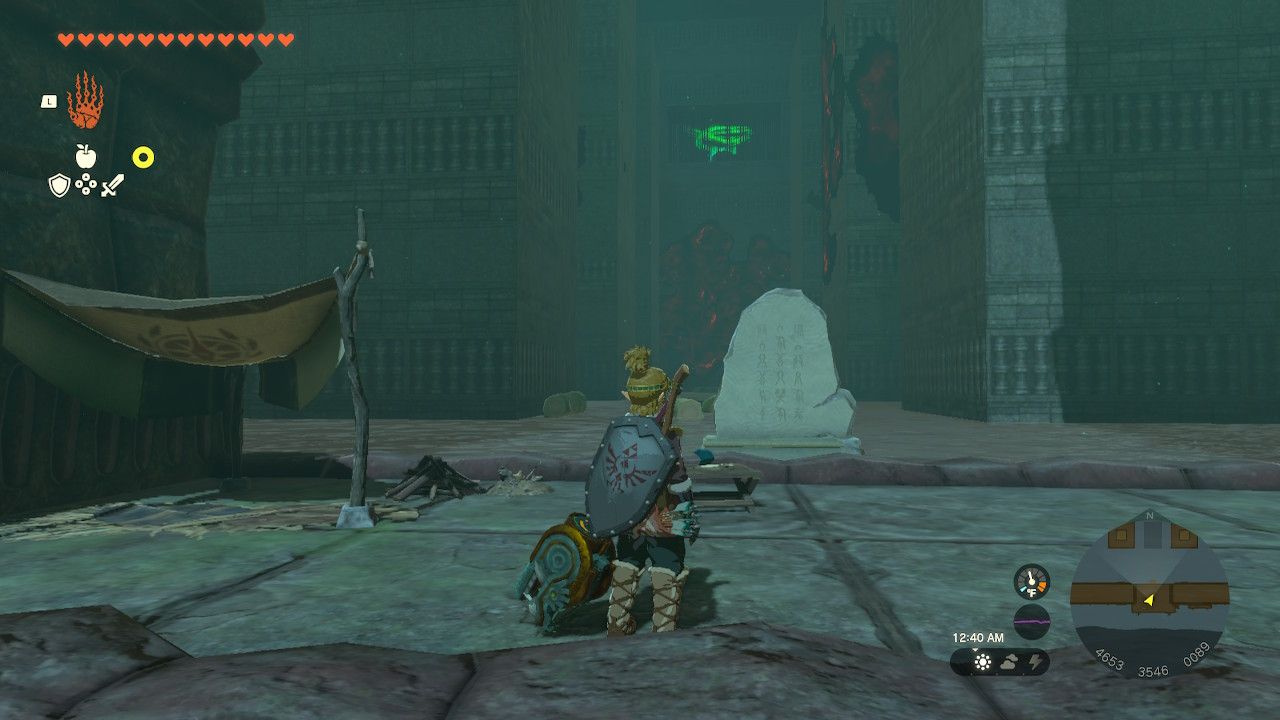 Lomei Labyrinth Island, Igashuk, Mogisari shrine guide in Zelda TOTK