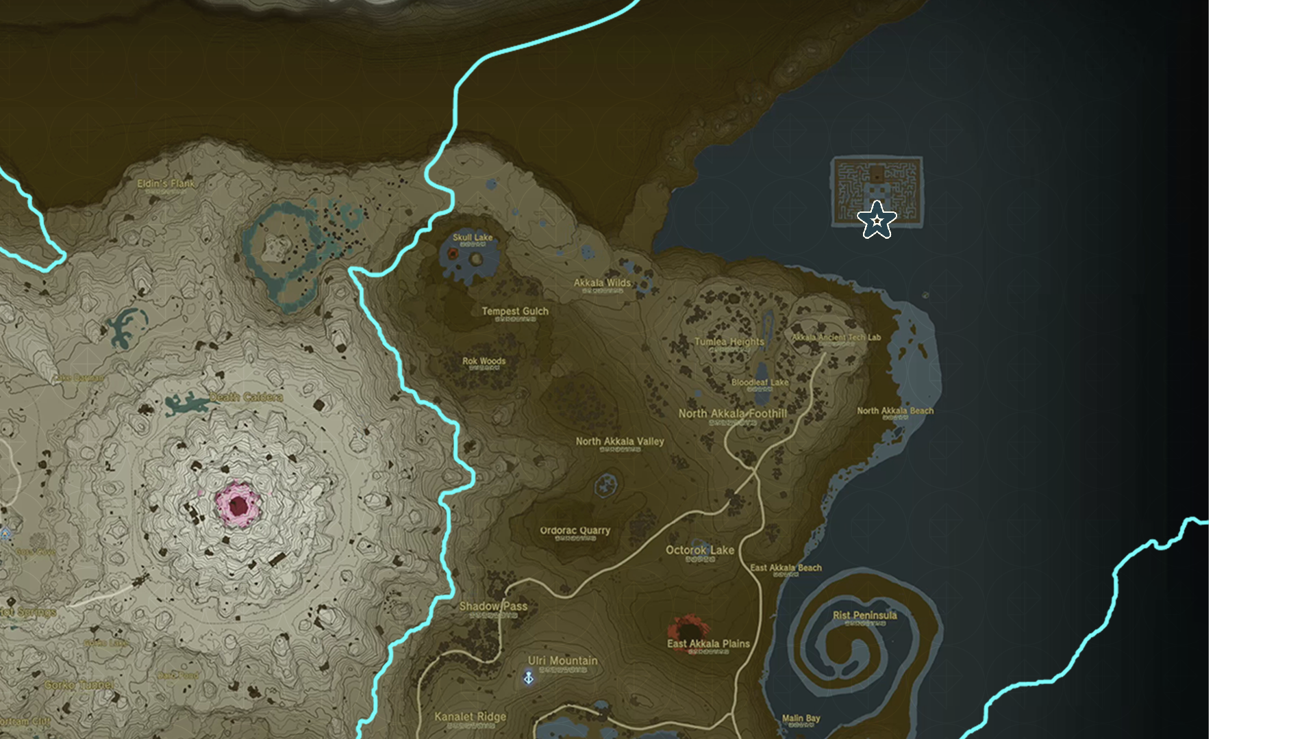 Lomei Labyrinth Island, Igashuk, Mogisari shrine guide in Zelda TOTK