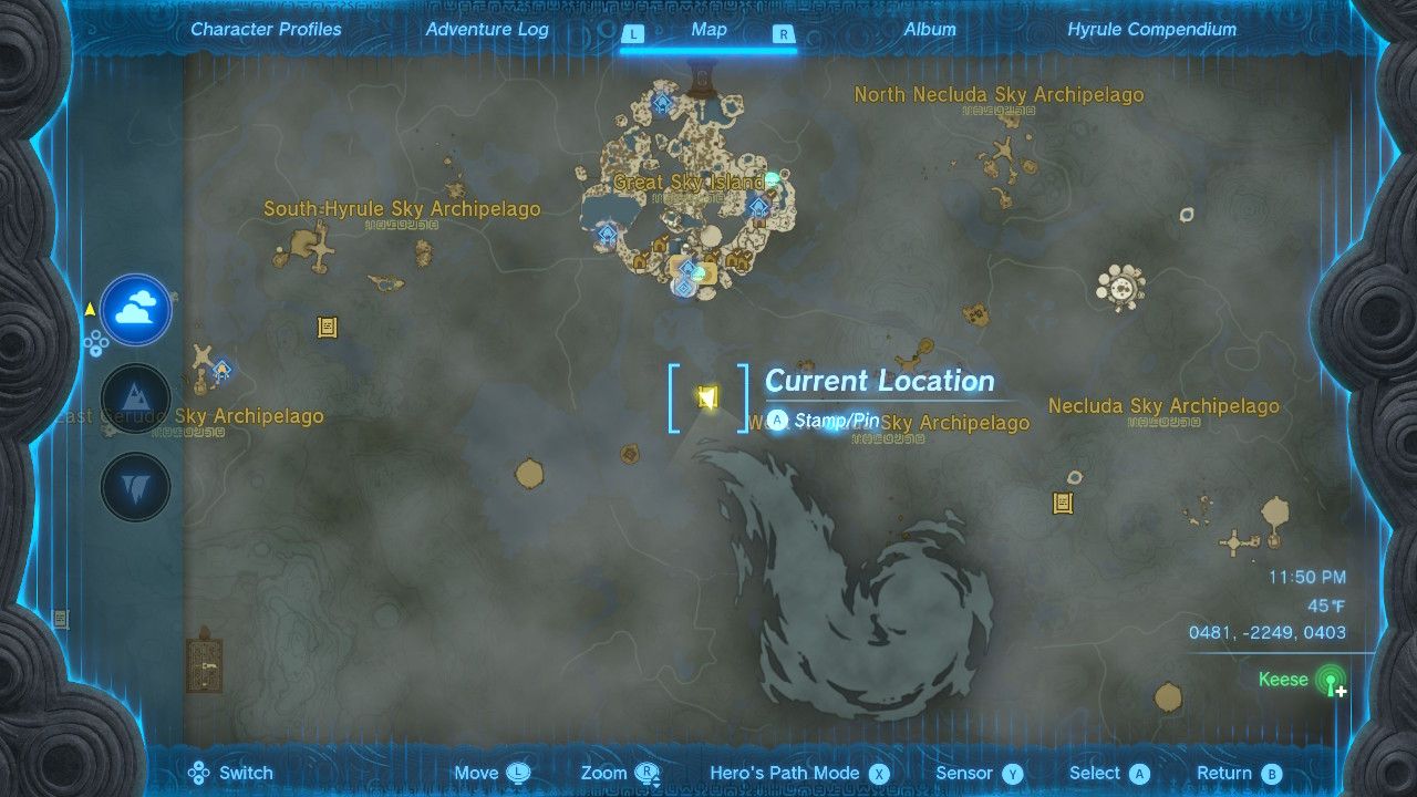 ‘Messages from an Ancient Era’ stone tablet locations in Zelda: TOTK