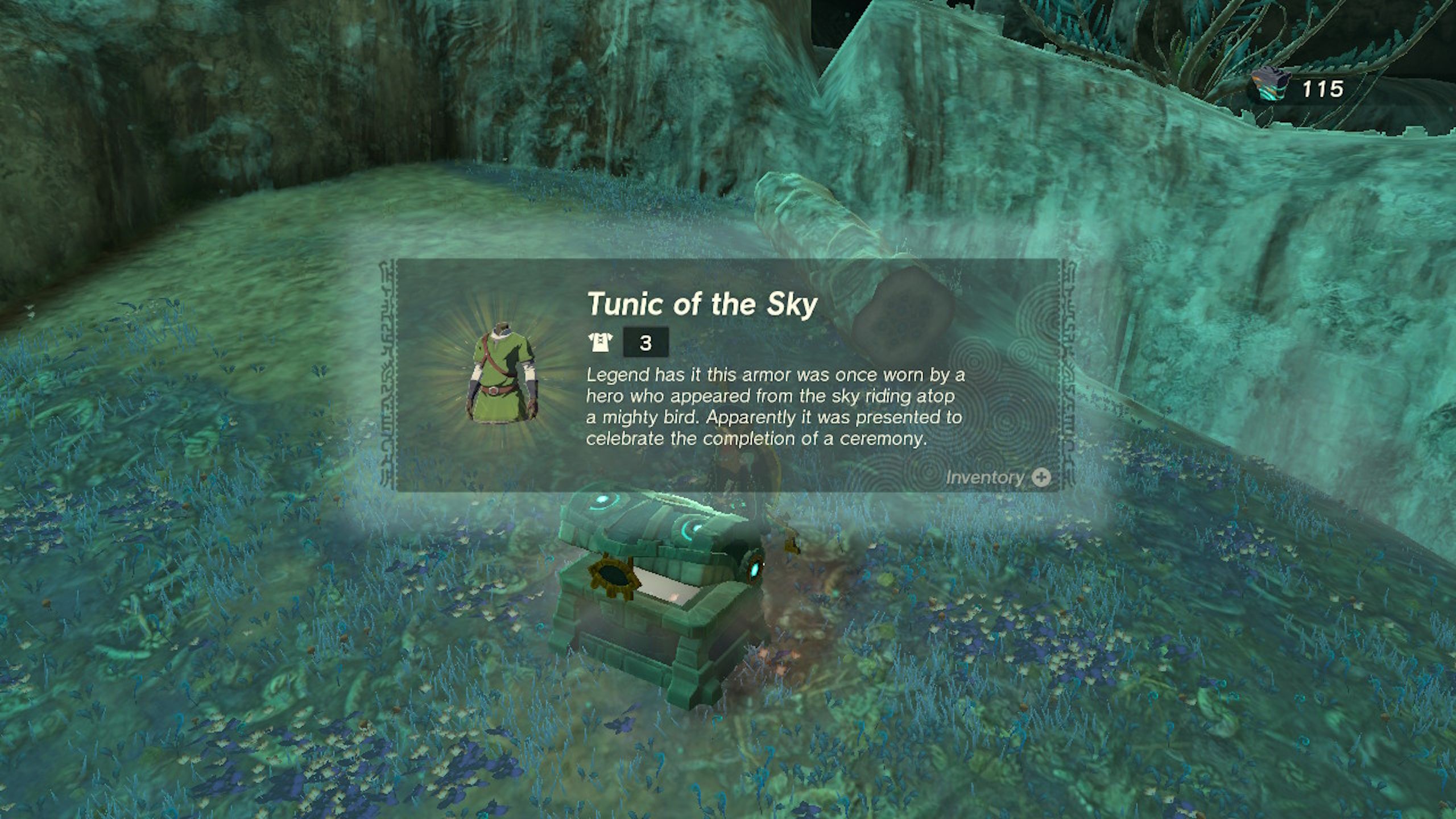 Sky Armor location in Zelda: Tears of the Kingdom