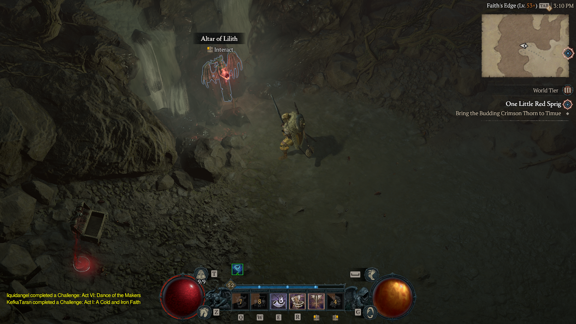 All Hawezar Altar of Lilith locations and map in Diablo 4