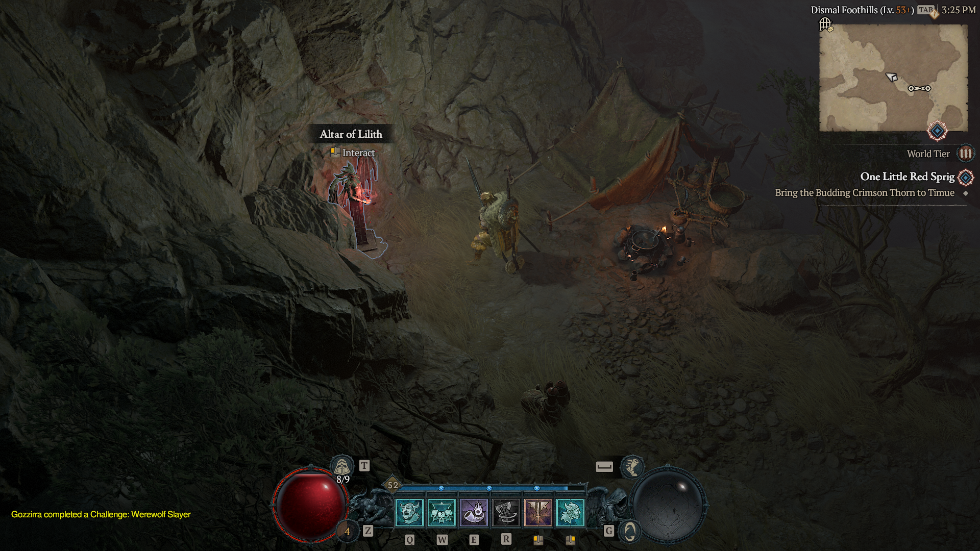 All Hawezar Altar of Lilith locations and map in Diablo 4