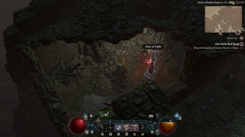 All Hawezar Altar of Lilith locations and map in Diablo 4