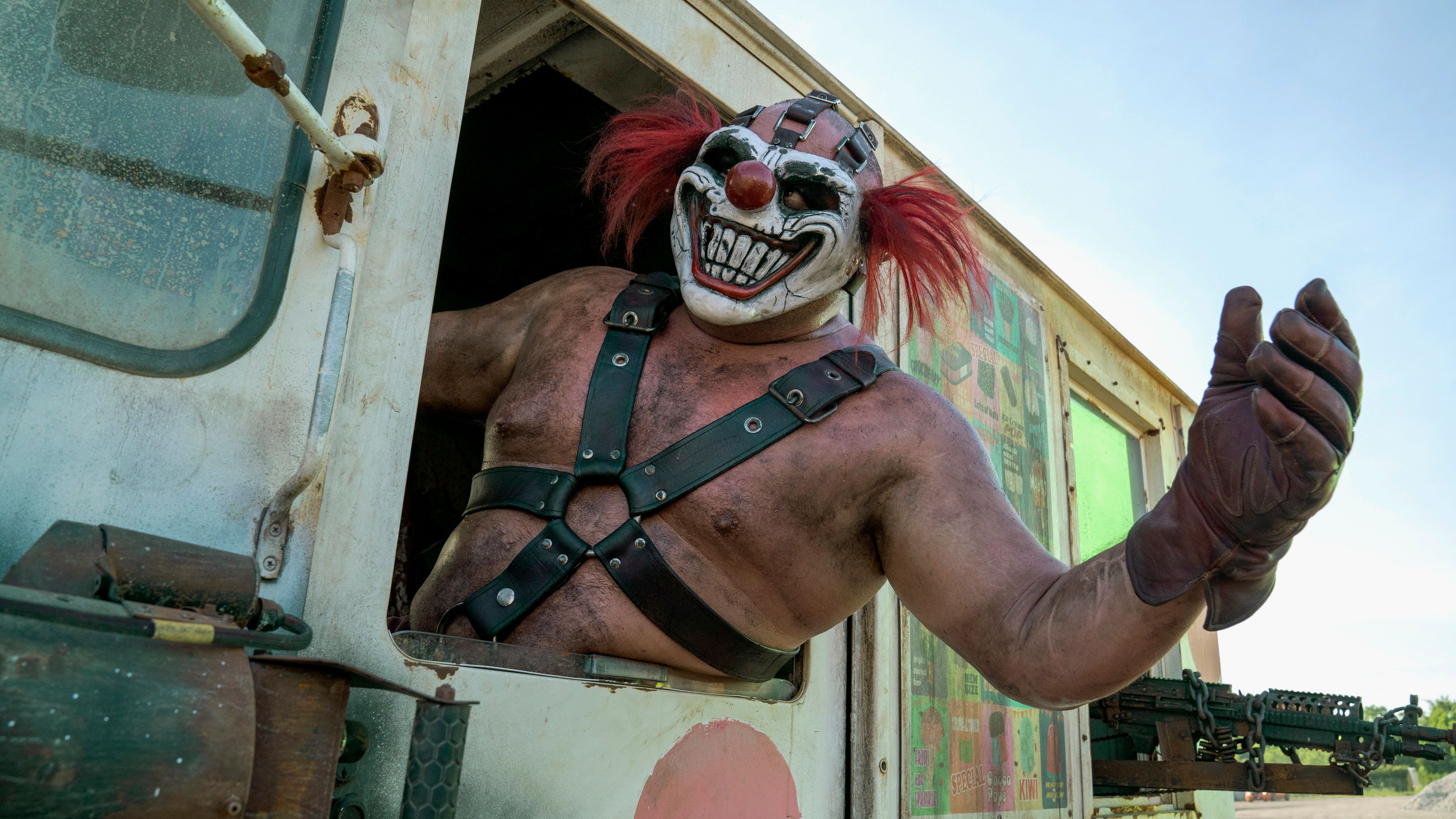 Watch Twisted Metal turn Will Arnett into an unhinged murder clown