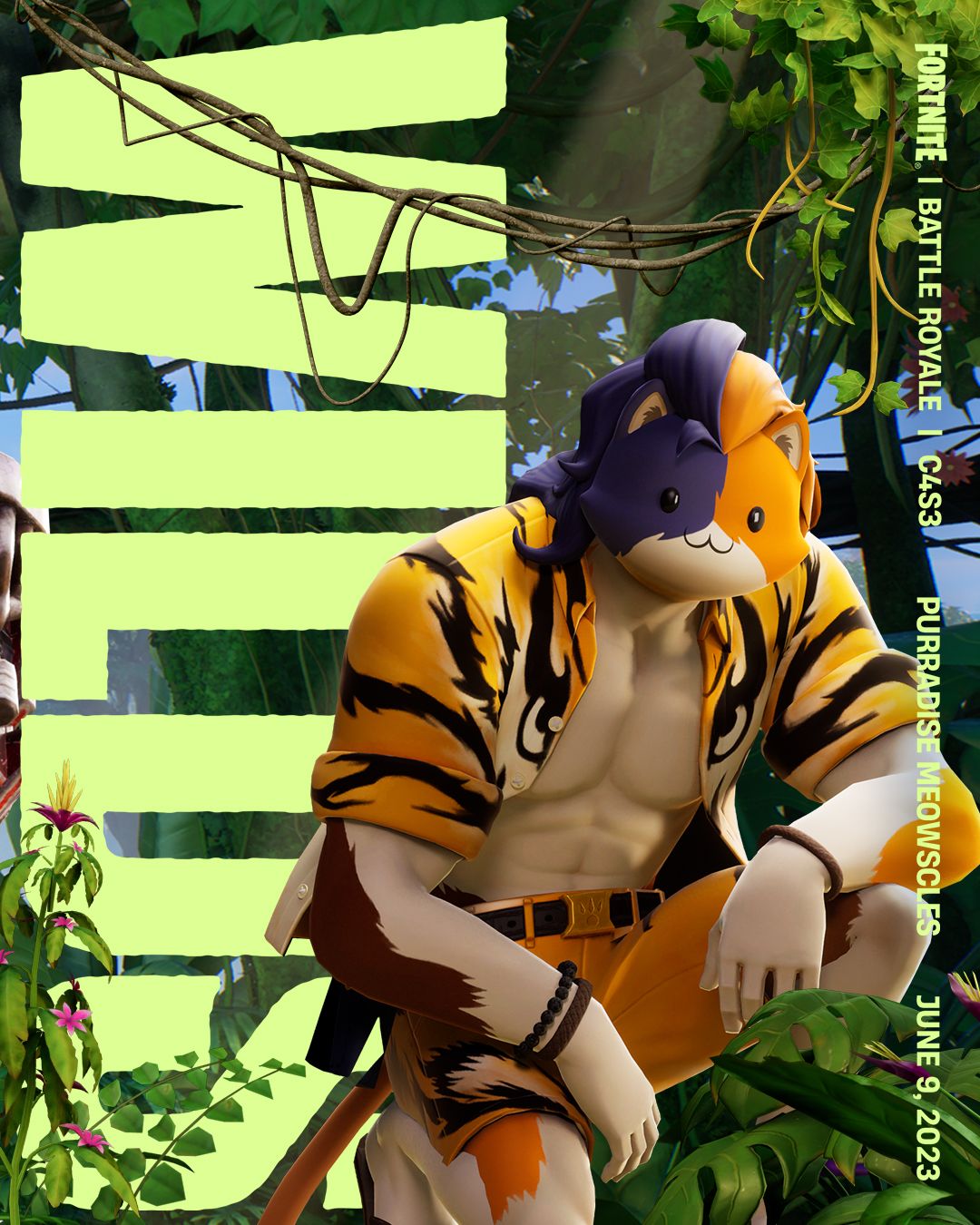 Purradise Meowscles release date in Fortnite