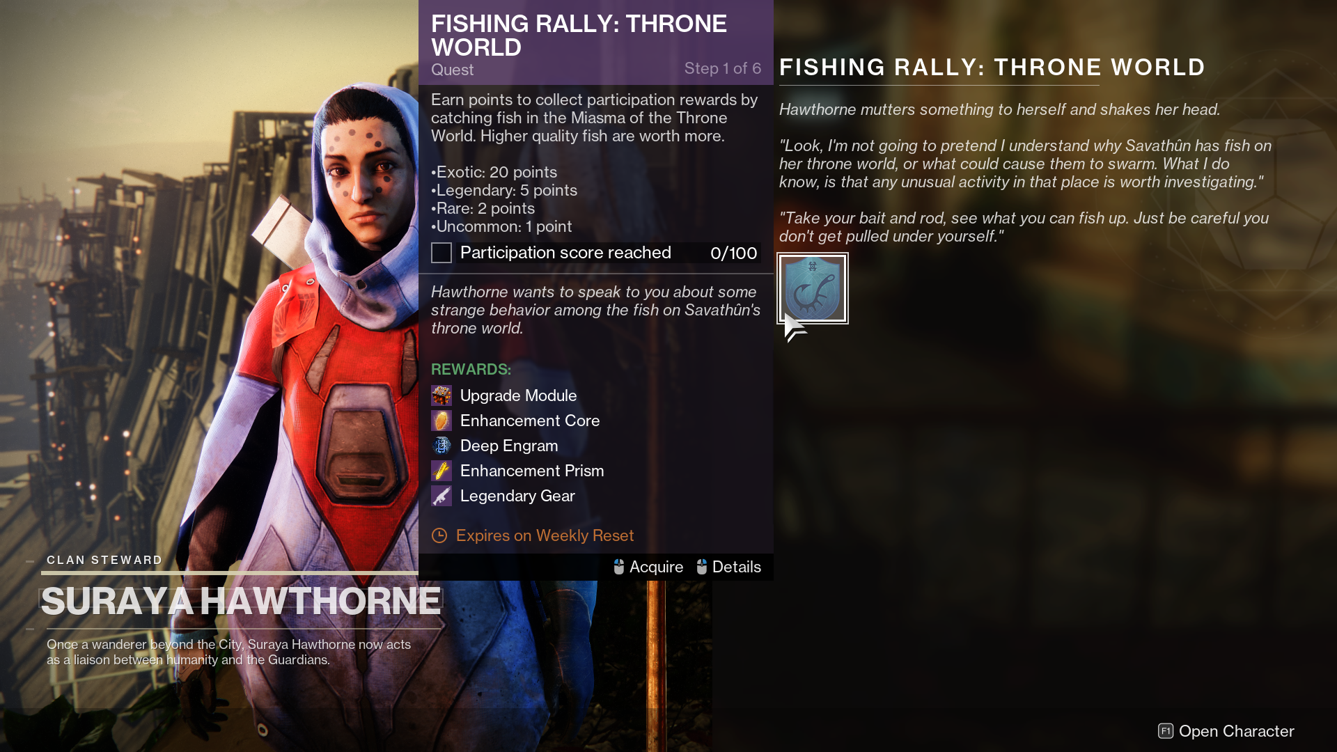 How to find Exotic fish and Broken Blades in Destiny 2