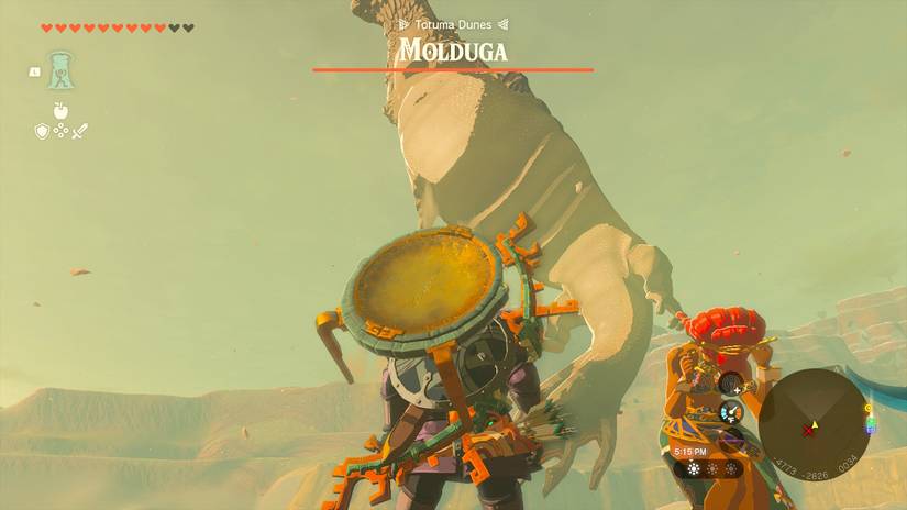 How to defeat Molduga in Zelda: Tears of the Kingdom