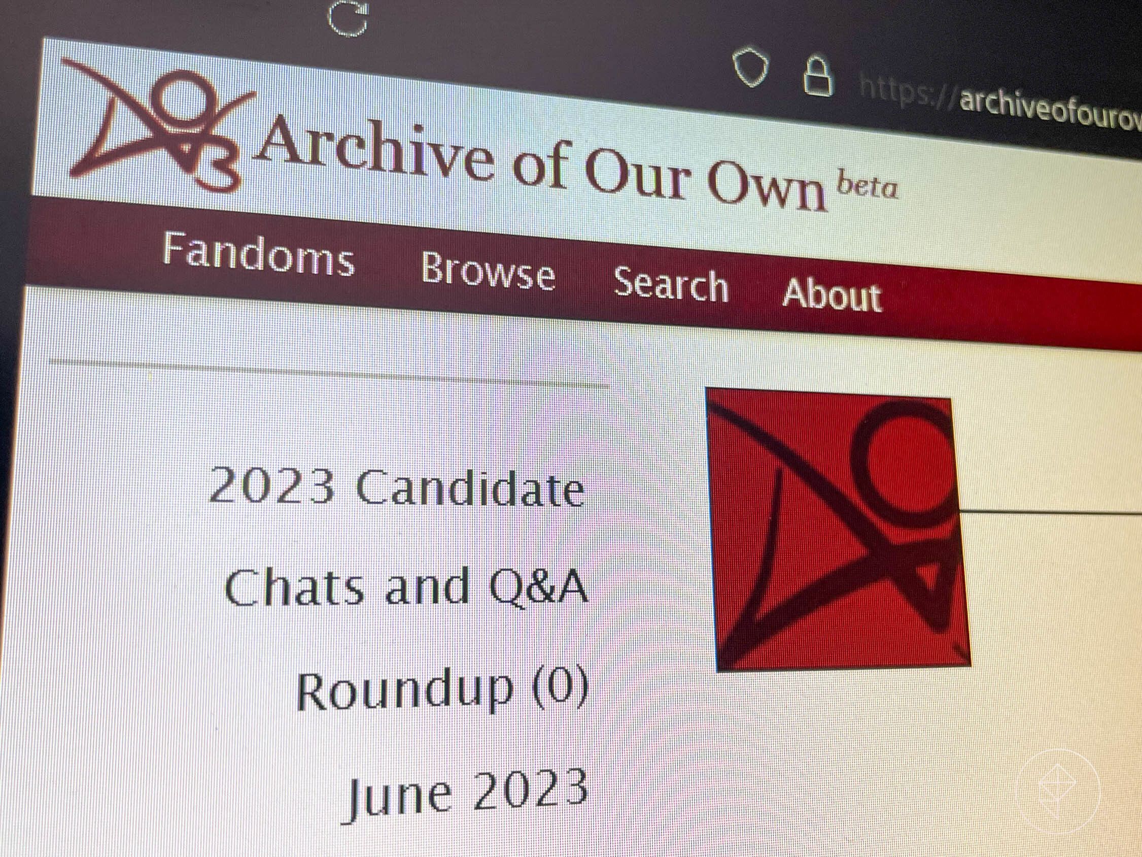 Archive of Our Own (AO3) is down due to a DDoS attack