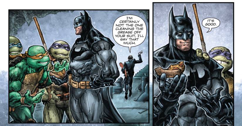 Why Batman showed Raphael from Ninja Turtles where his parents died