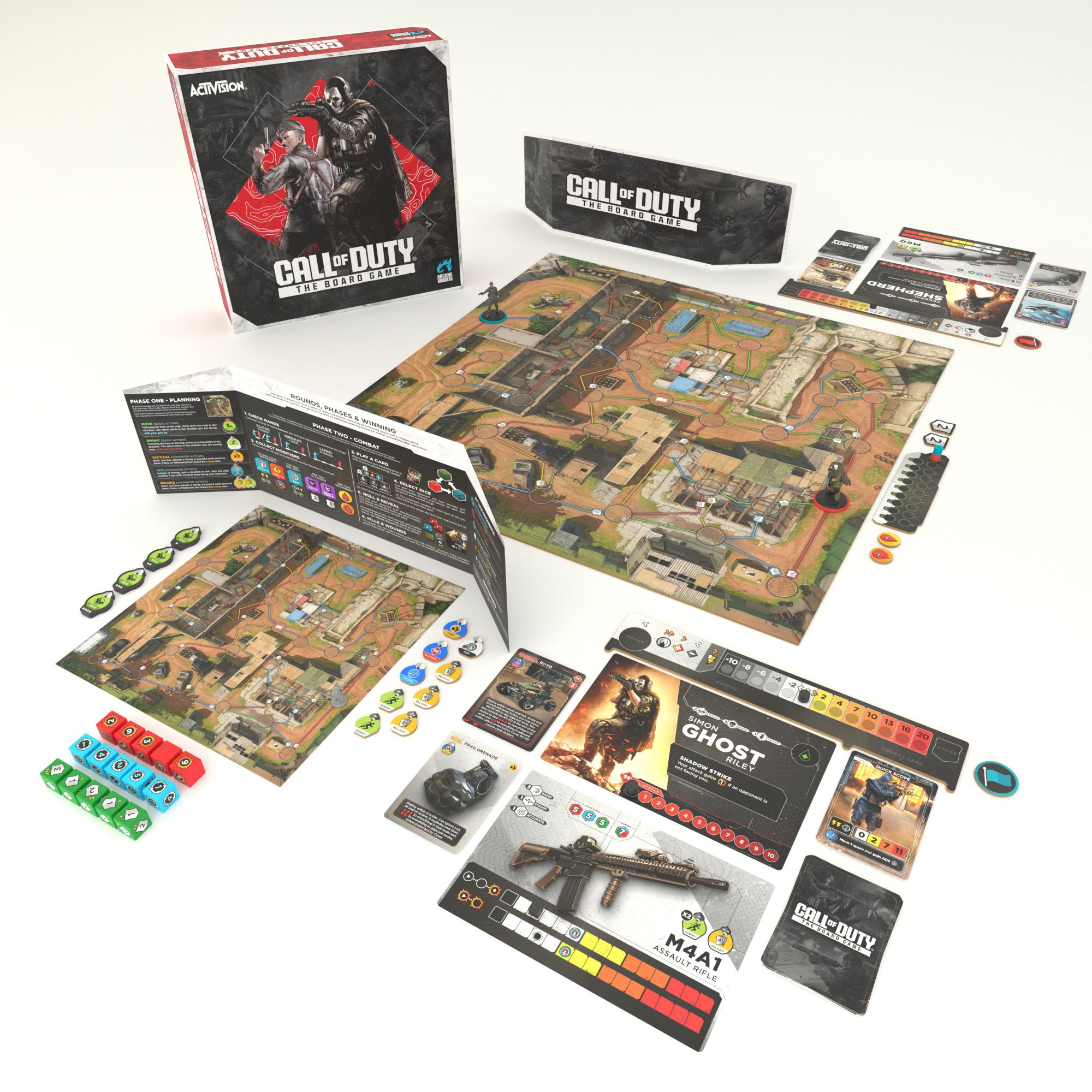Here’s how Call of Duty: The Board Game actually works on the table