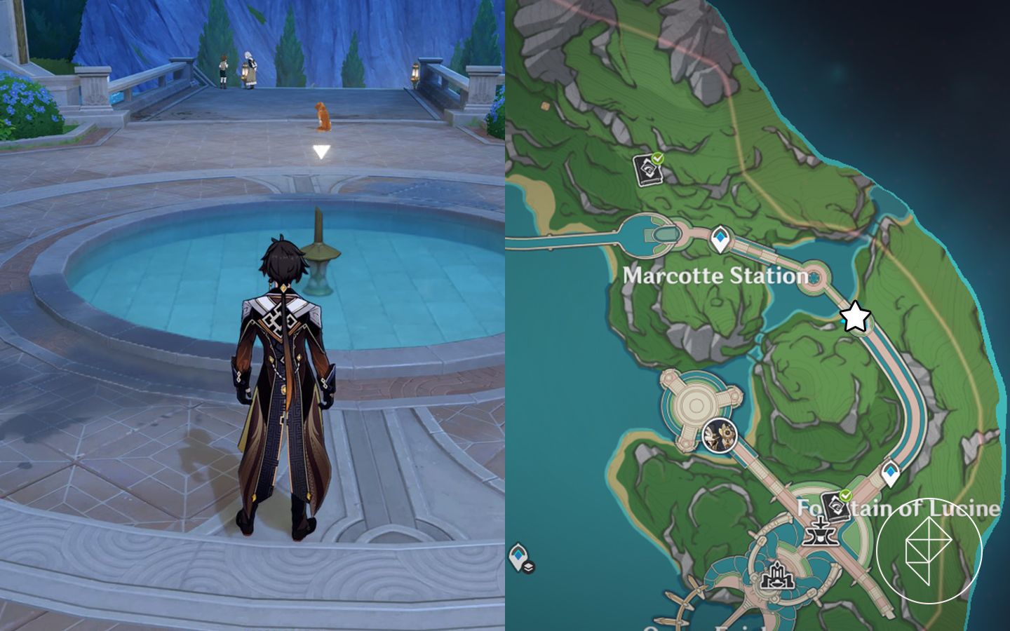 Genshin Impact Fontaine hidden reputation world quest list (4.2 update)