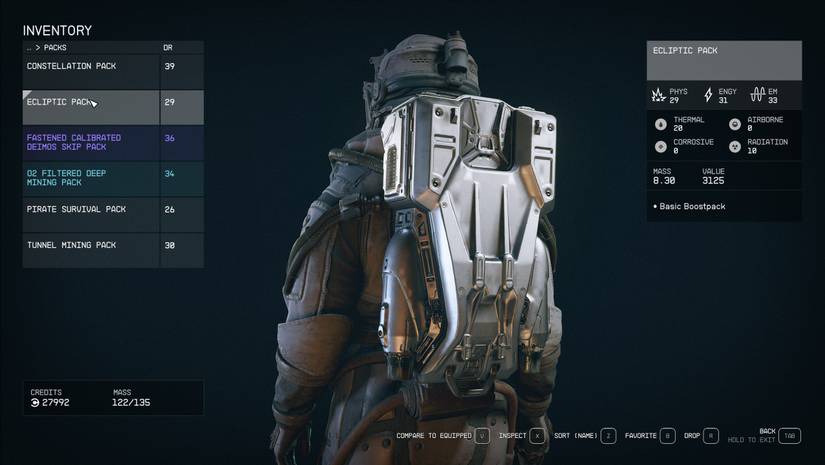 How to use the boost pack in Starfield