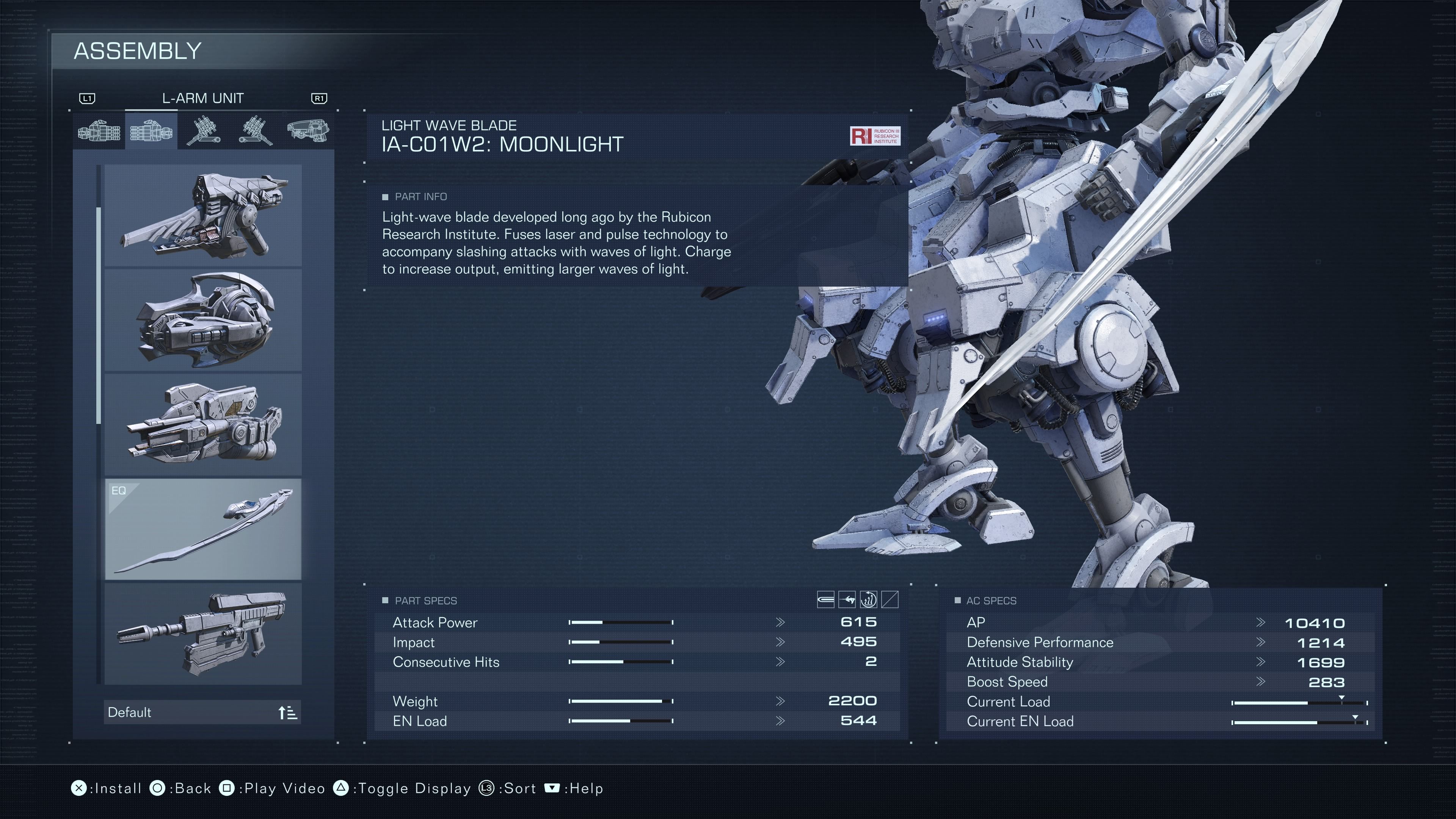 How to get the Moonlight sword in Armored Core 6