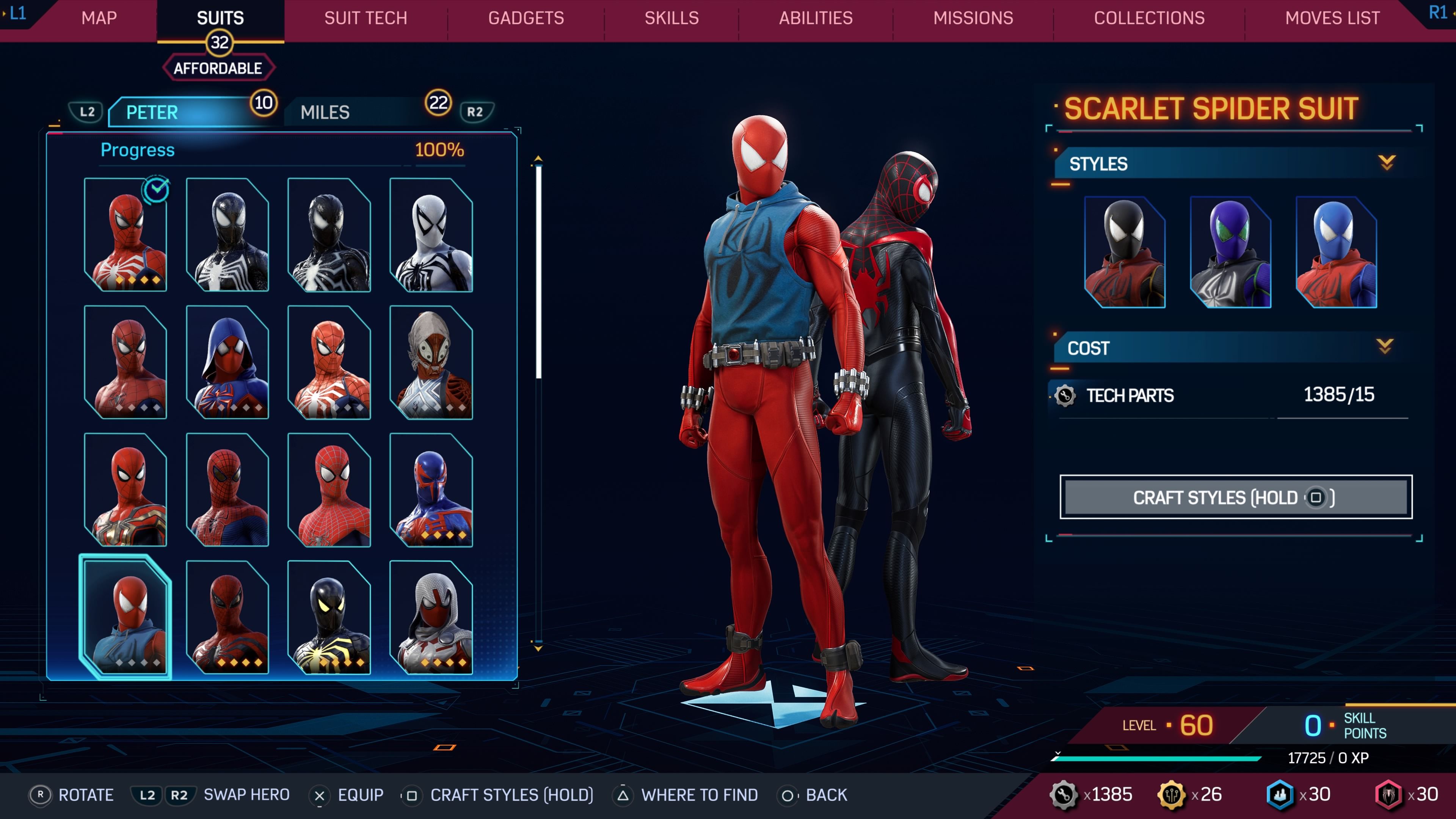 All Spider-Man 2 suits and how to unlock them