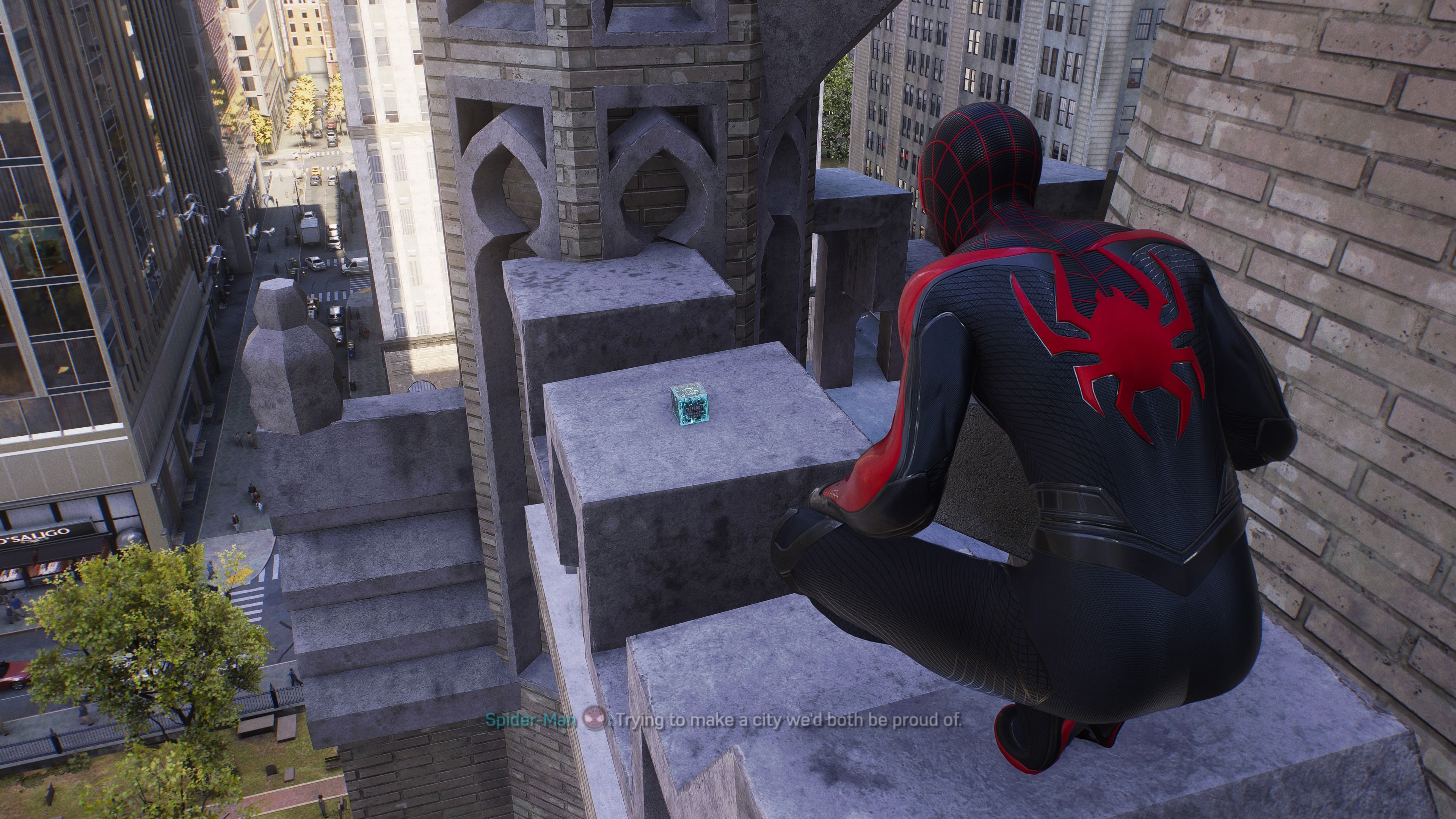 Where to find the science trophy in Spider-Man 2