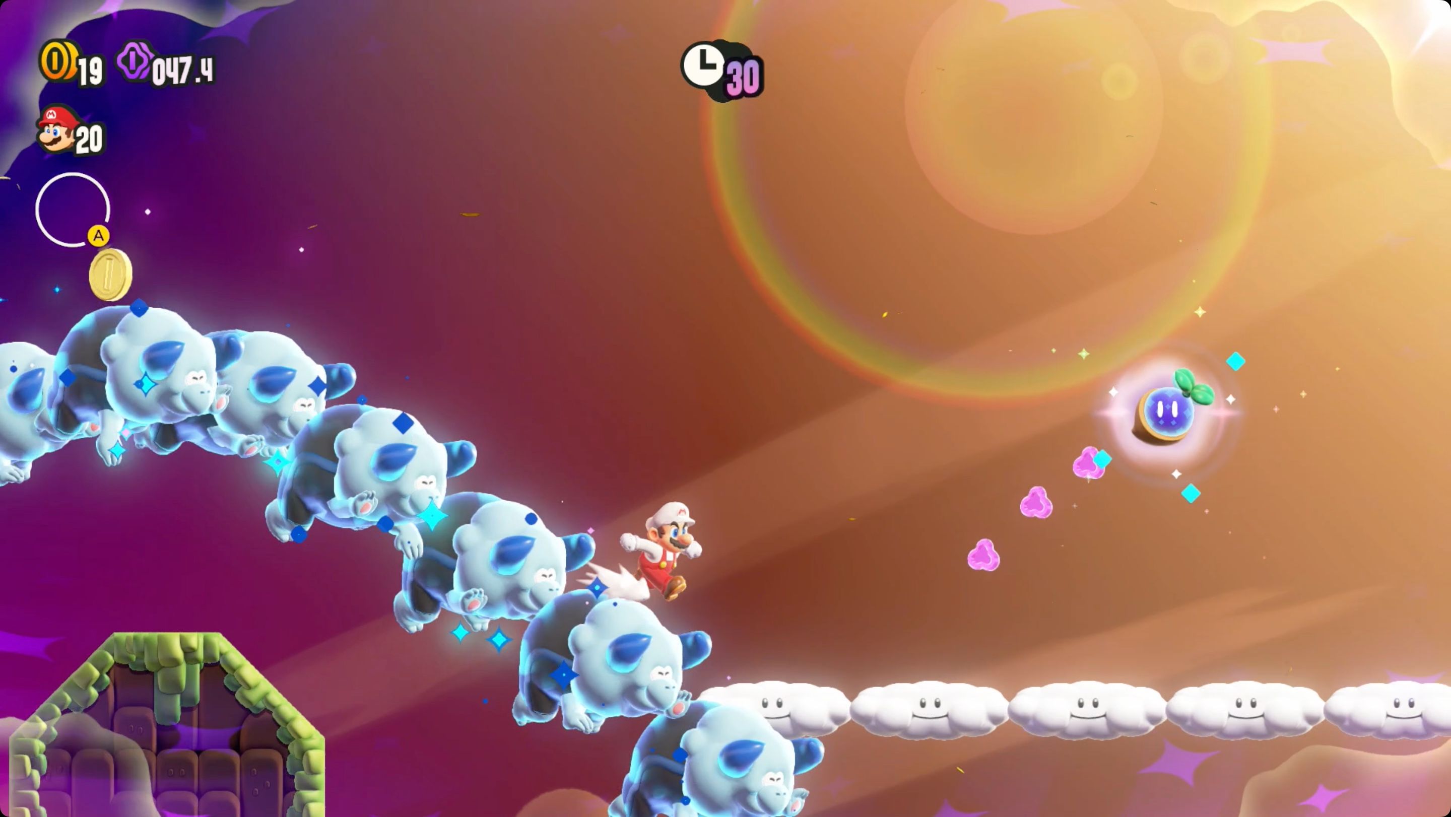 Bulrush Coming Through! secret exit location in Super Mario Wonder