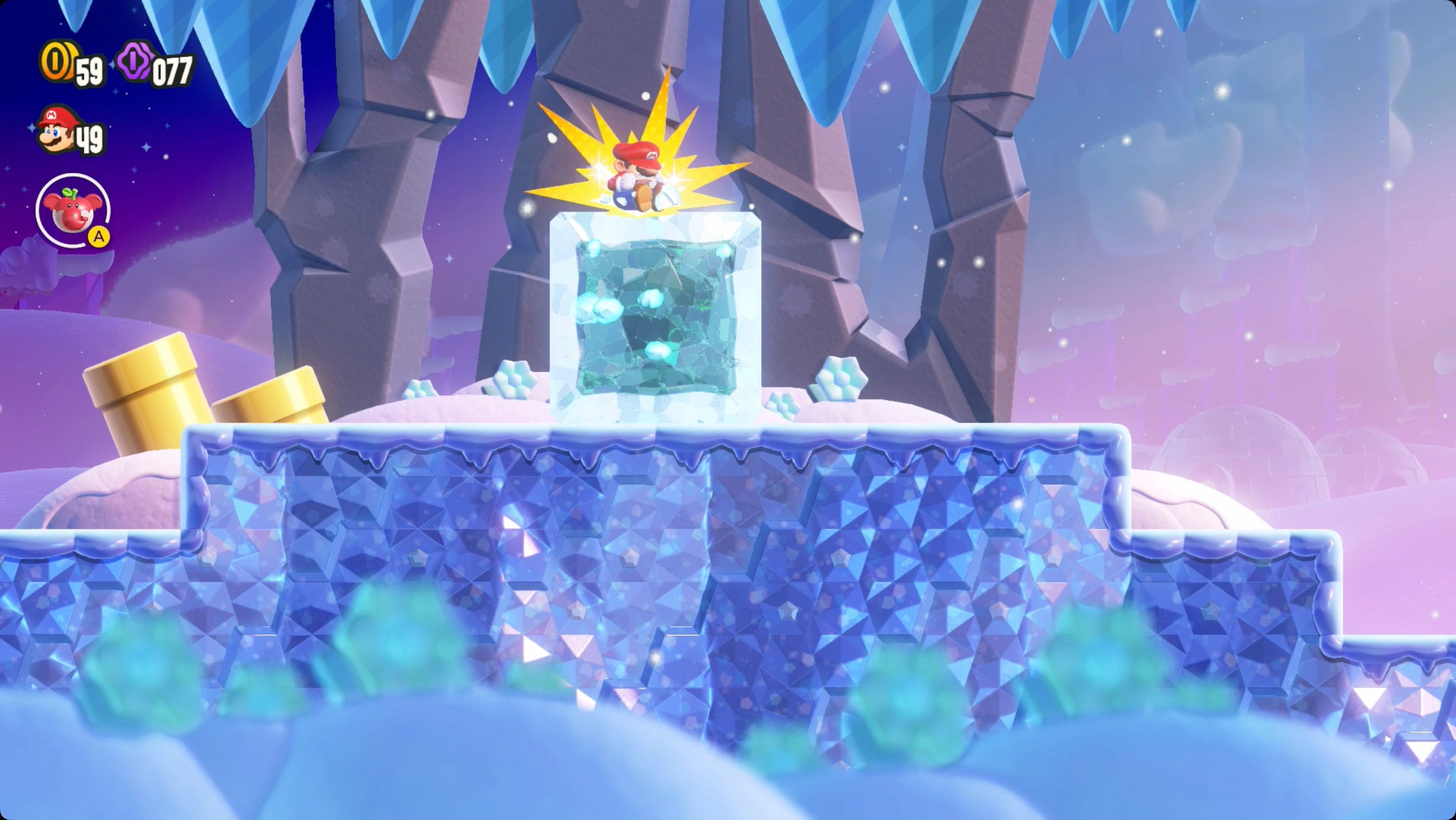 Outmaway Valley secret exit location in Super Mario Wonder