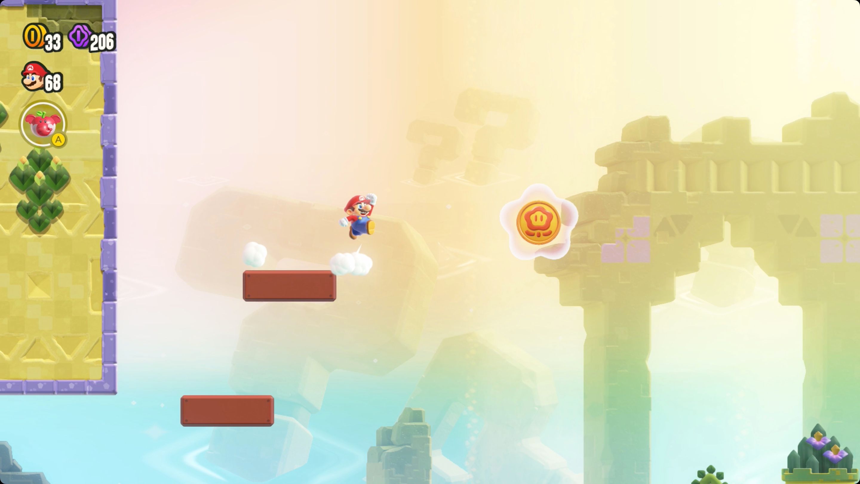 Search Party An Empty Park Wonder Token locations in Super Mario Wonder