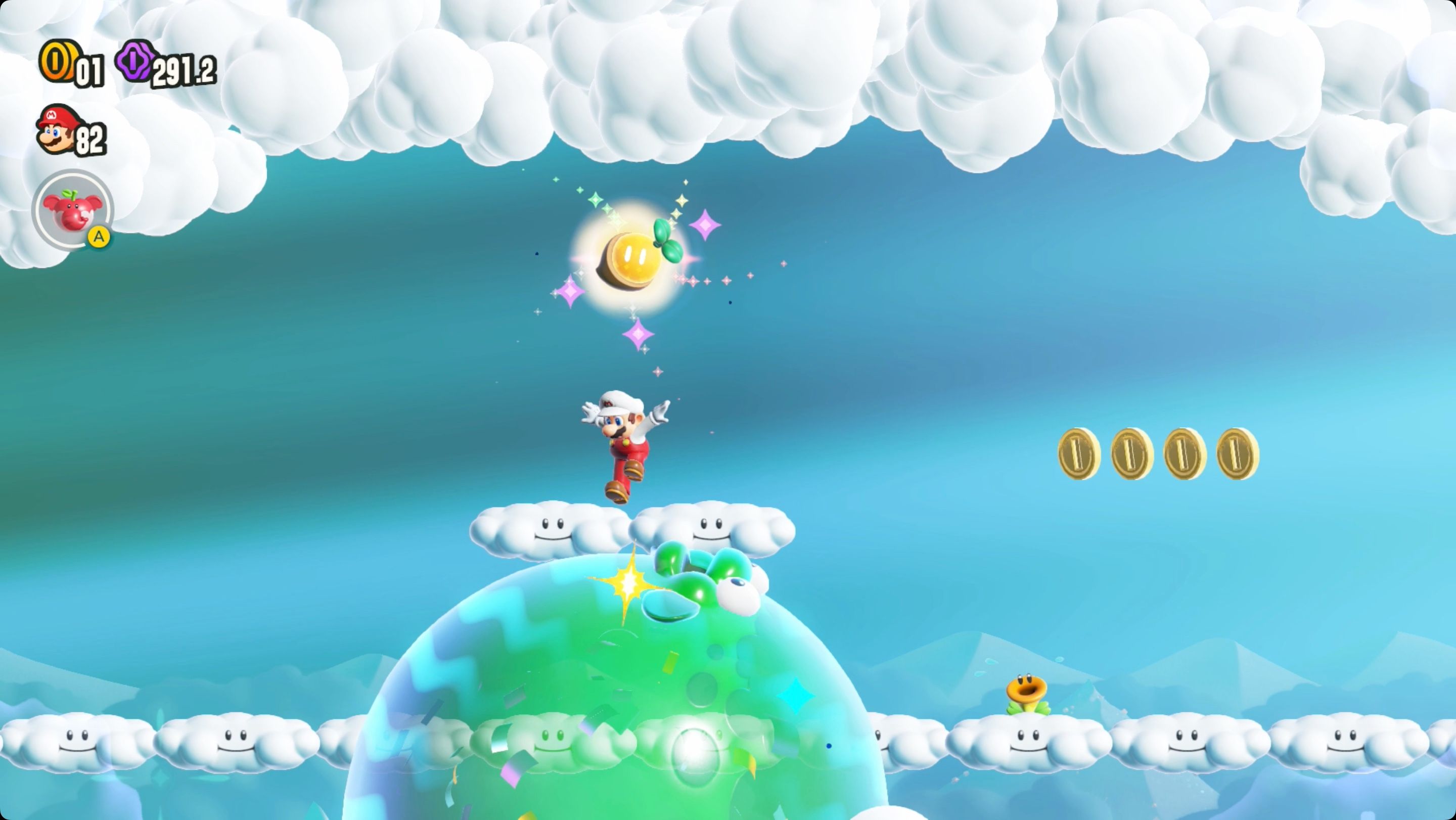 W4 Sunbaked Desert Wonder Seed locations in Super Mario Bros. Wonder