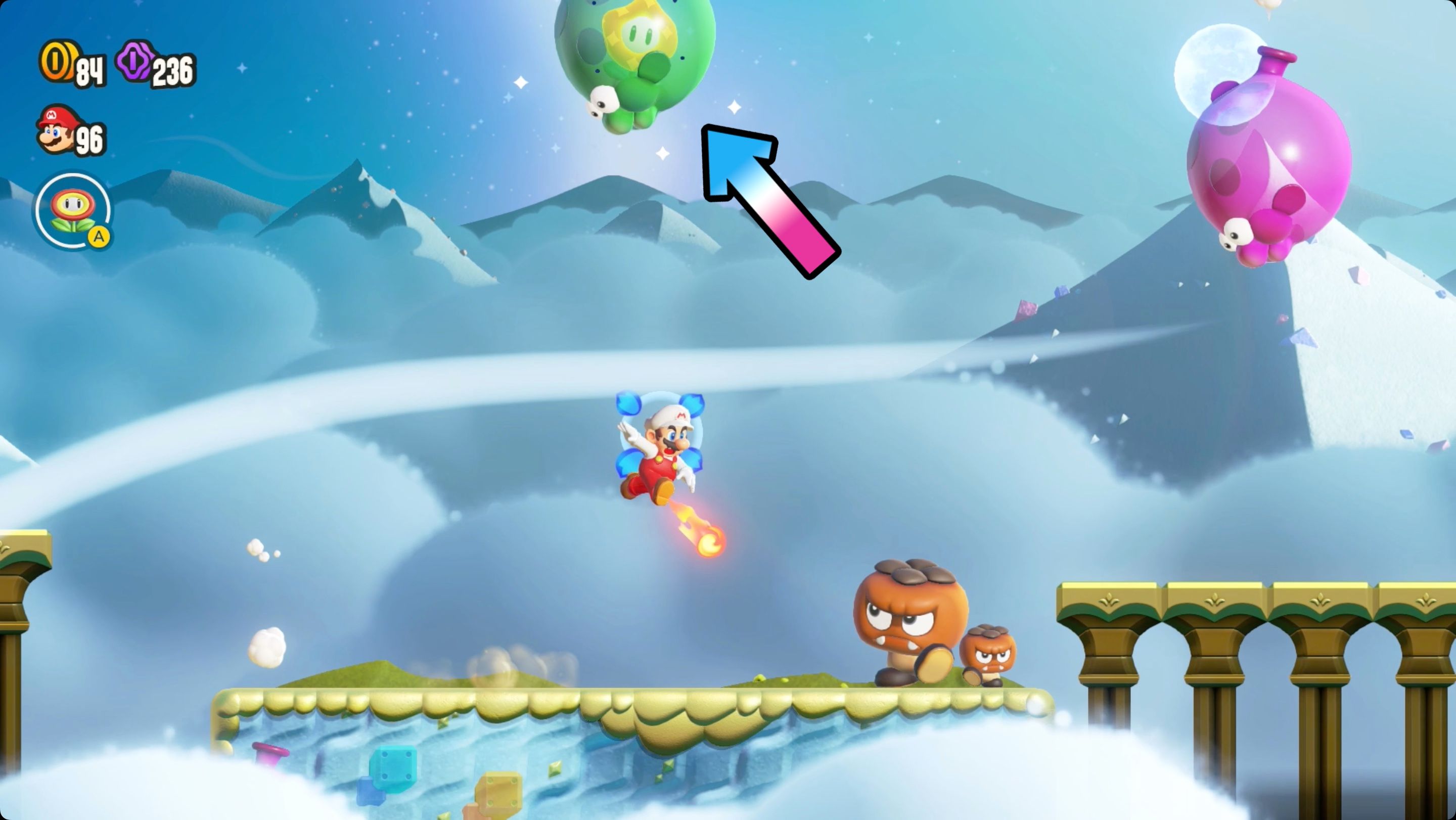 W4 Sunbaked Desert Wonder Seed locations in Super Mario Bros. Wonder