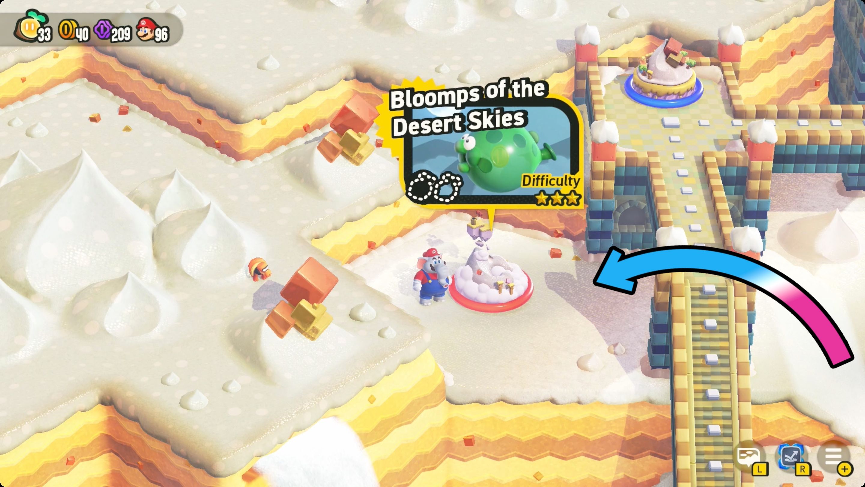 W4 Sunbaked Desert Wonder Seed locations in Super Mario Bros. Wonder