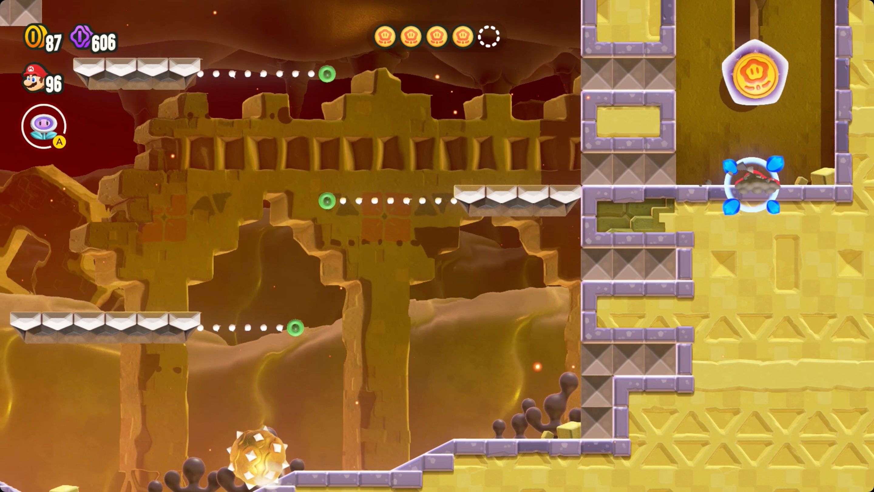 Search Party Item Park Wonder Token locations in Super Mario Wonder