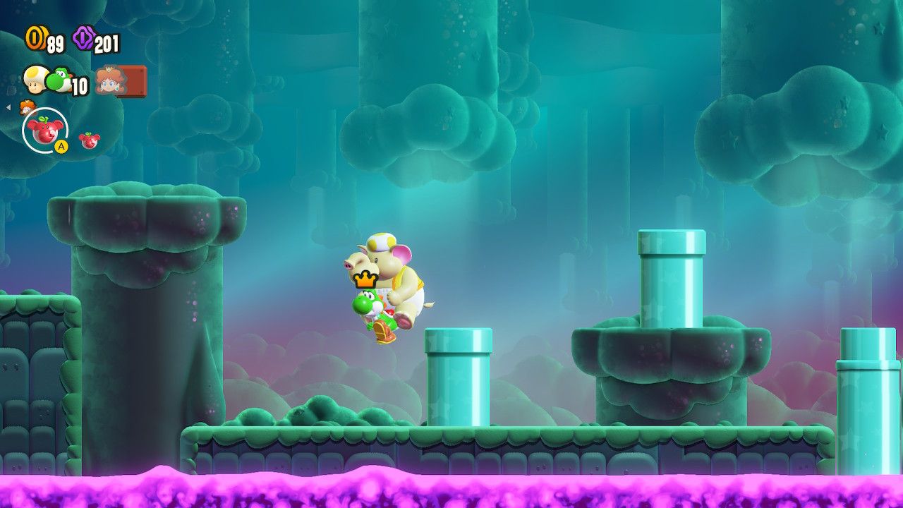 I found a silly way to beat Super Mario Bros. Wonder’s janky co-op camera