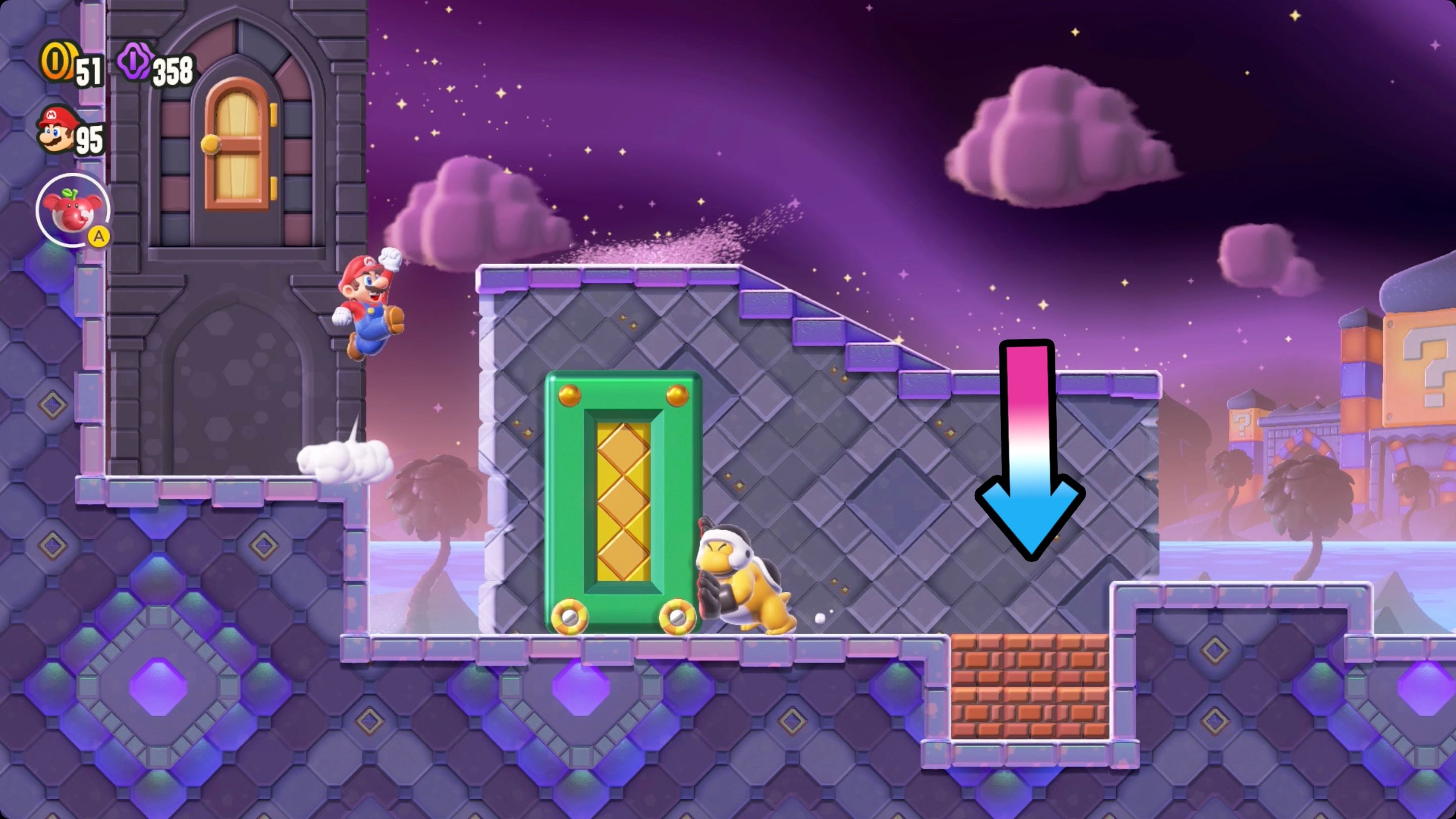 W4 Sunbaked Desert Wonder Seed locations in Super Mario Bros. Wonder