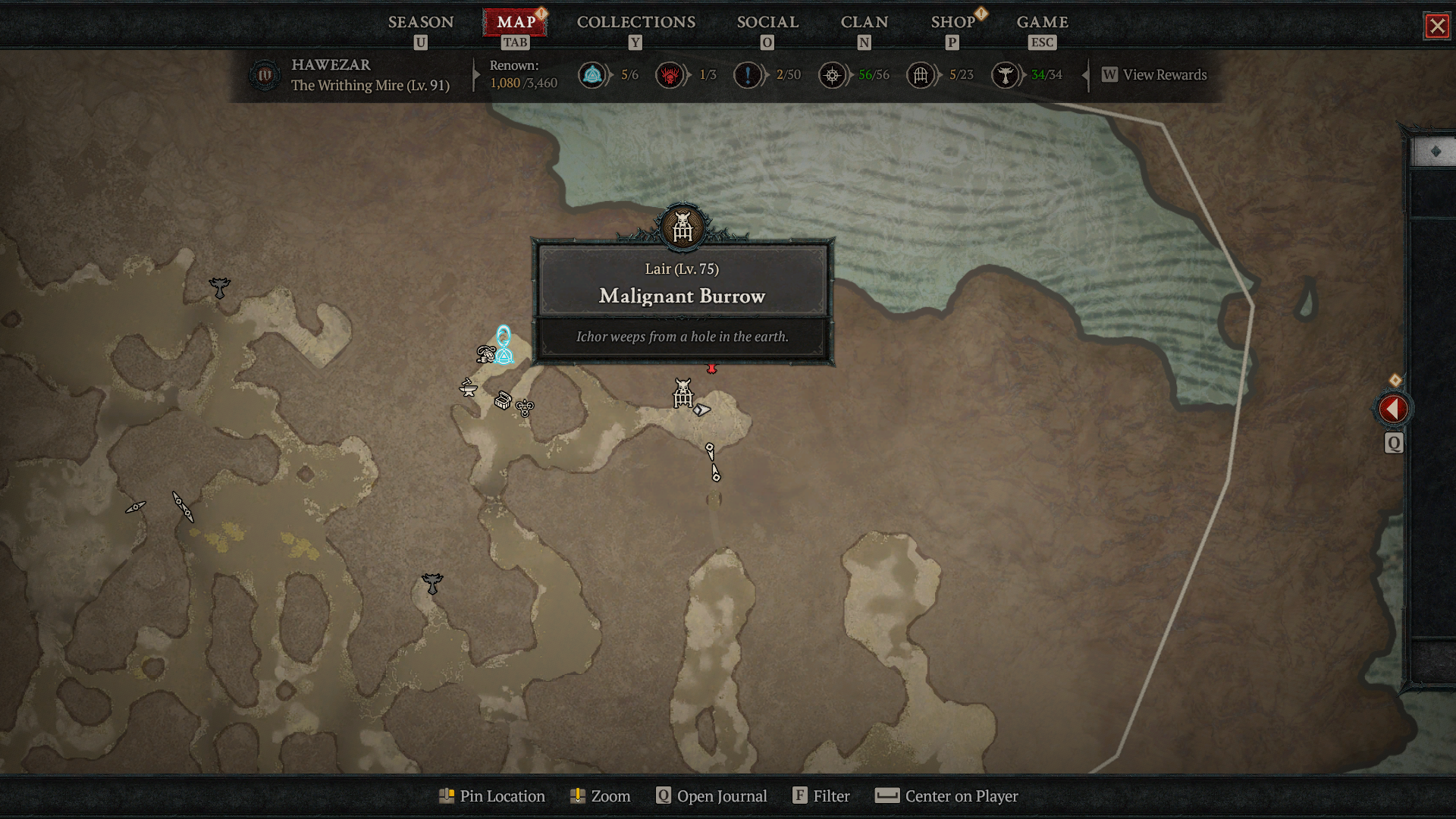 How to summon the Echo of Varshan and farm Malignant Rings in Diablo 4