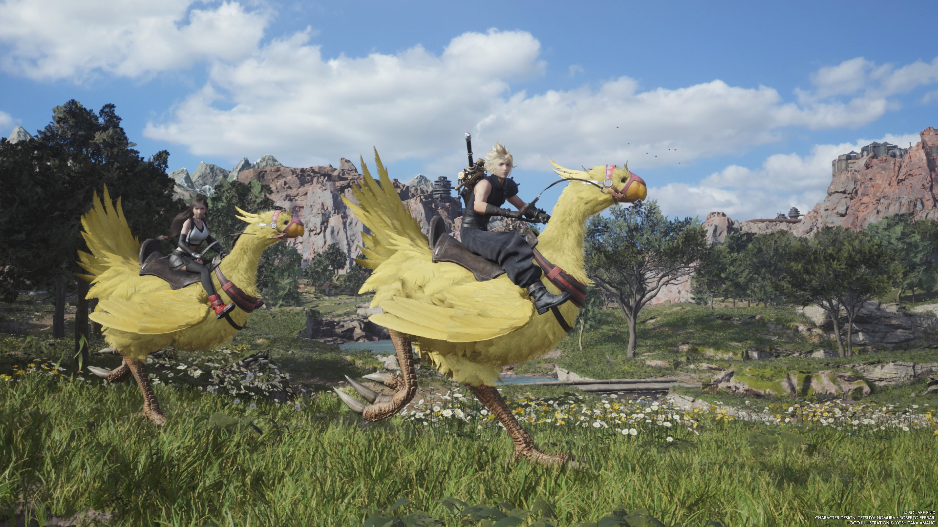 Chocobos can feel a bit clunky in Final Fantasy 7 Rebirth’s open world