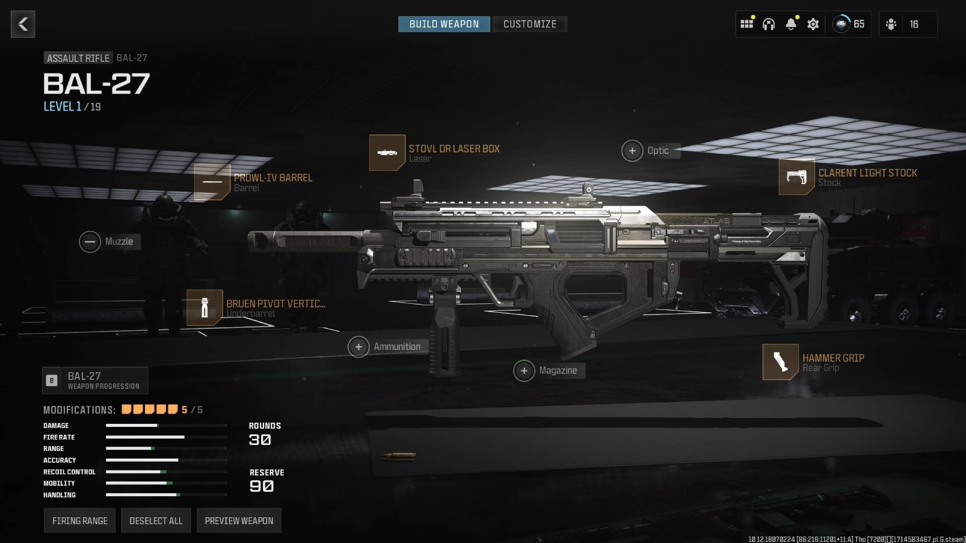 Best BAL-27 loadout, class build in MW3