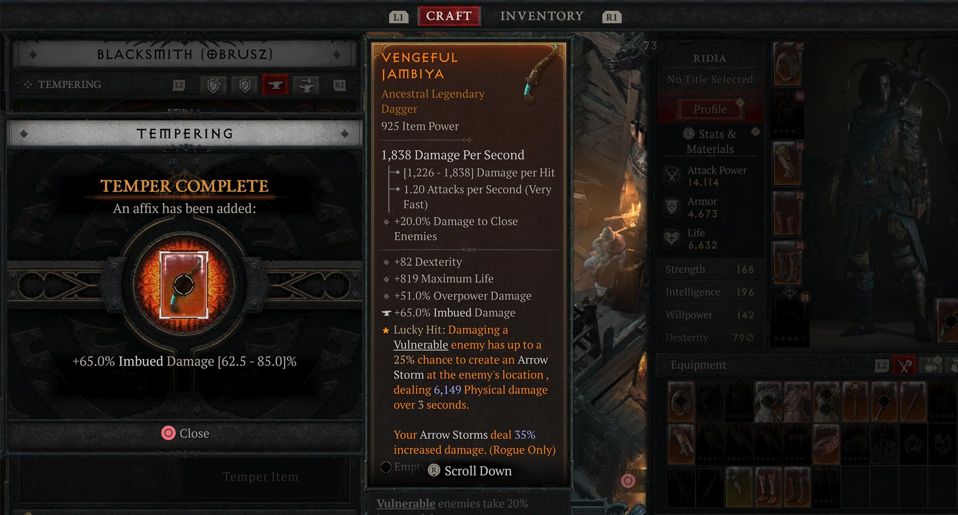 How to add affixes with Tempering in Diablo 4, plus all Temper Manuals