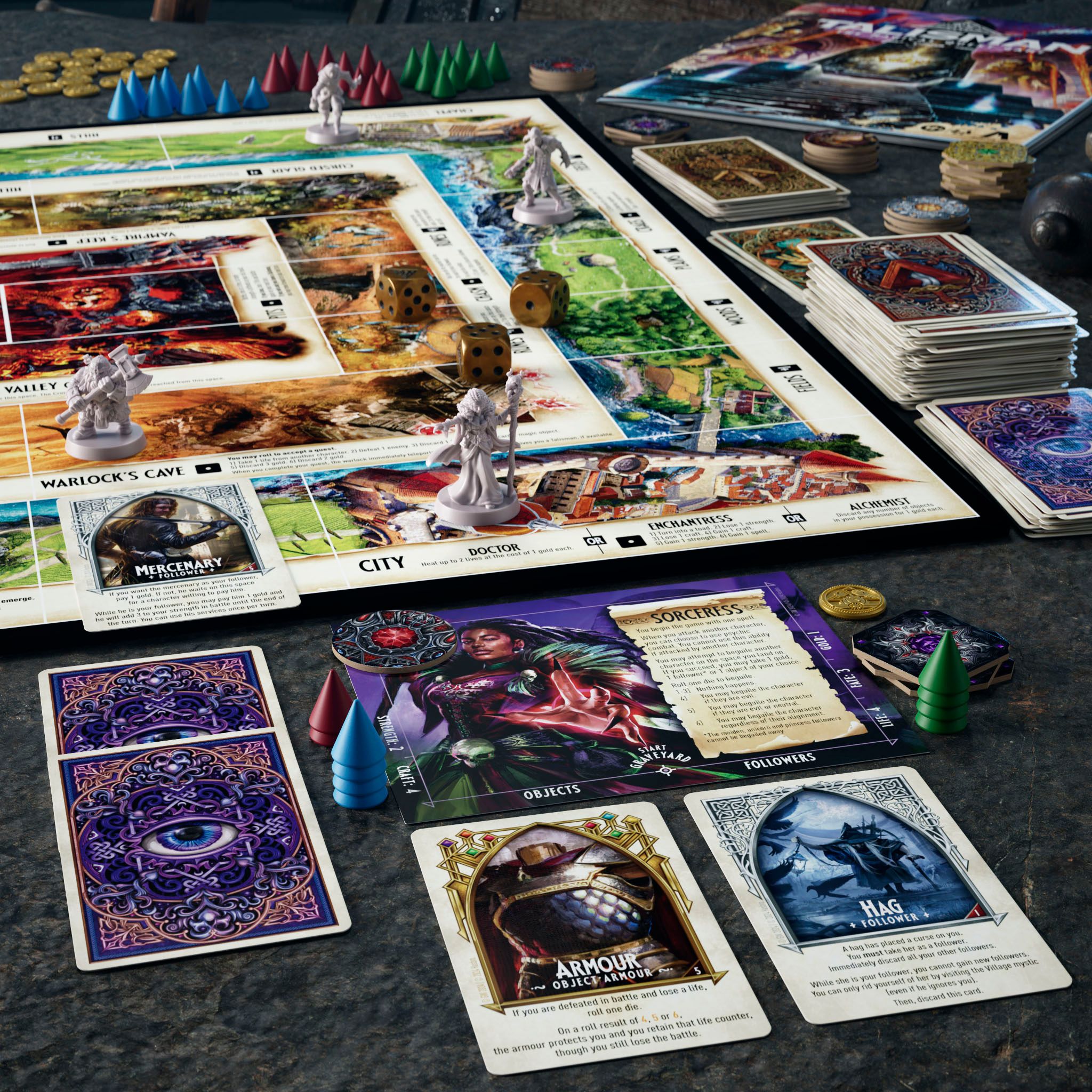 Talisman, one of the great dungeon crawl board games, gets new edition