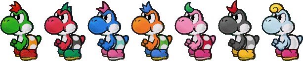 How to pick Yoshi color in Paper Mario: Thousand Year Door