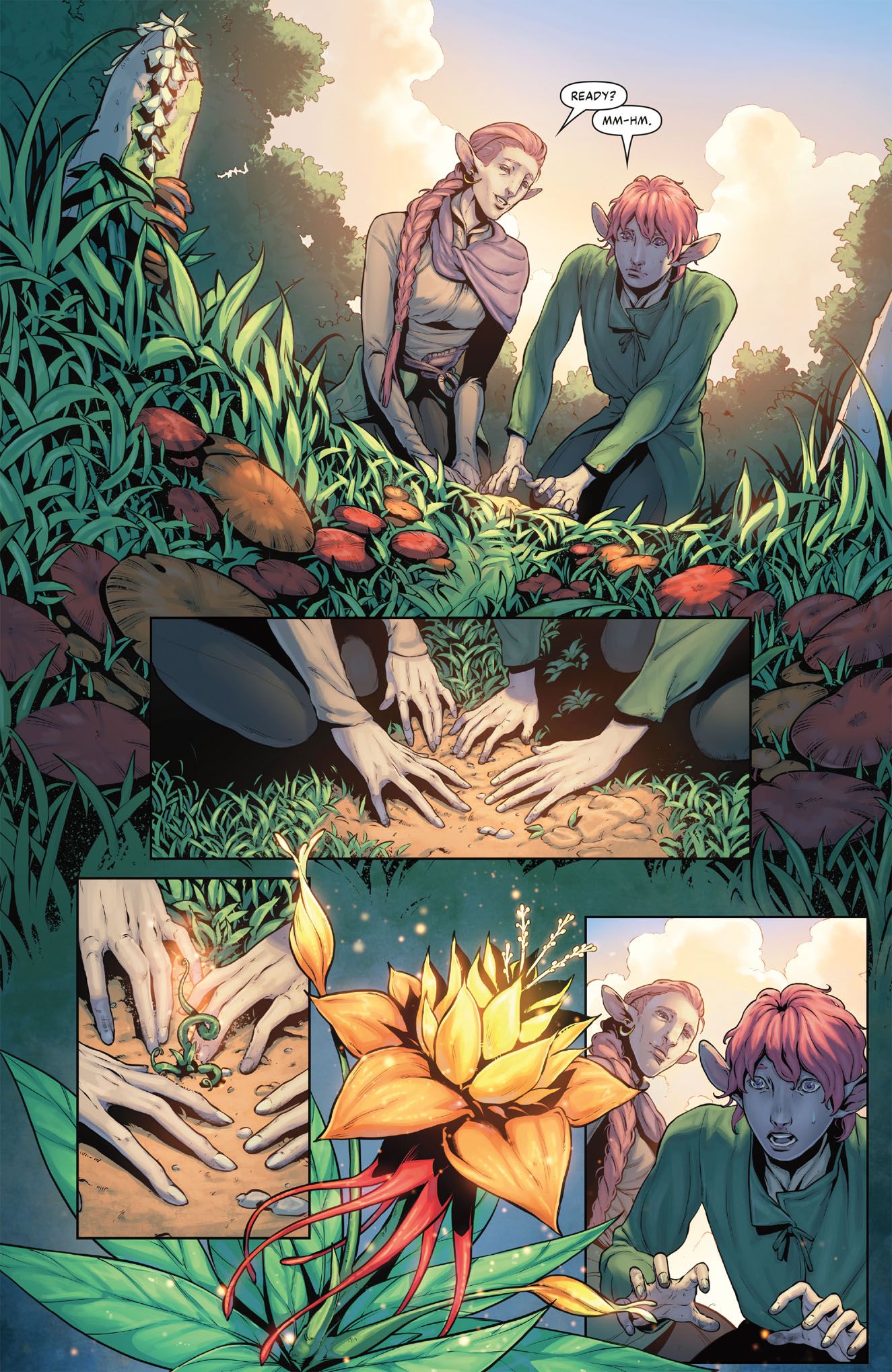 Check out an exclusive preview of Critical Role’s Caduceus Clay comic