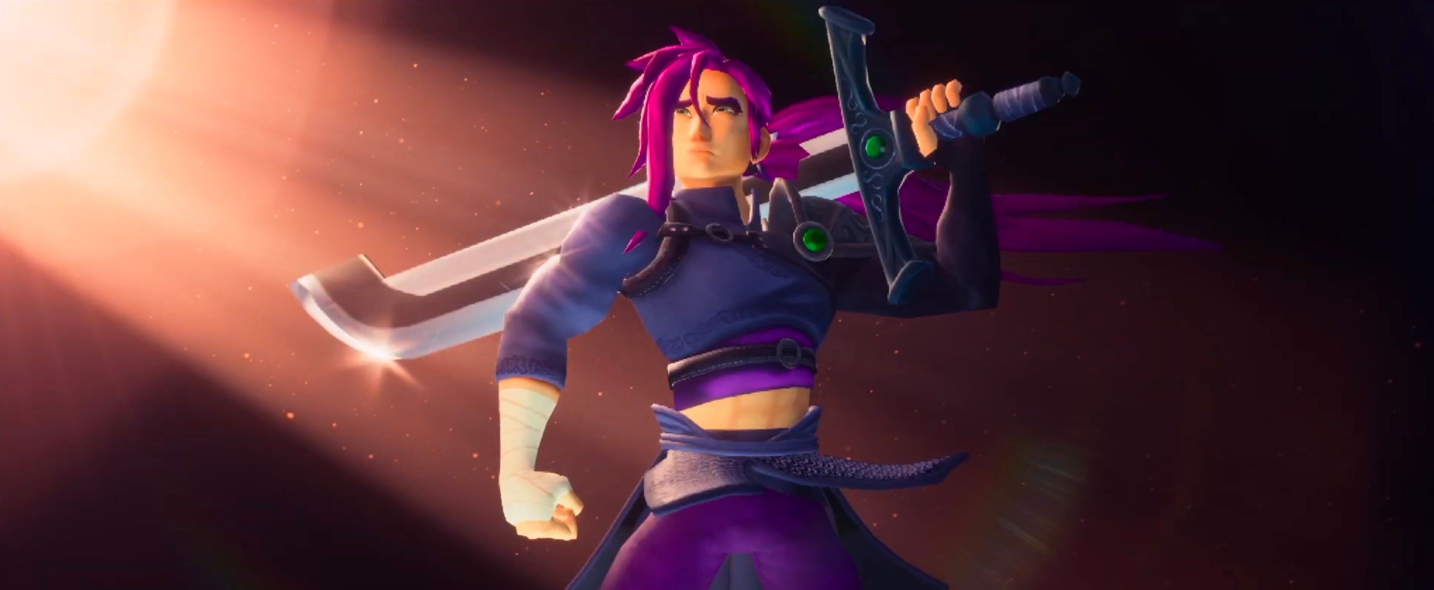 The secret origins of Inside Out 2’s video game crush, Lance Slashblade