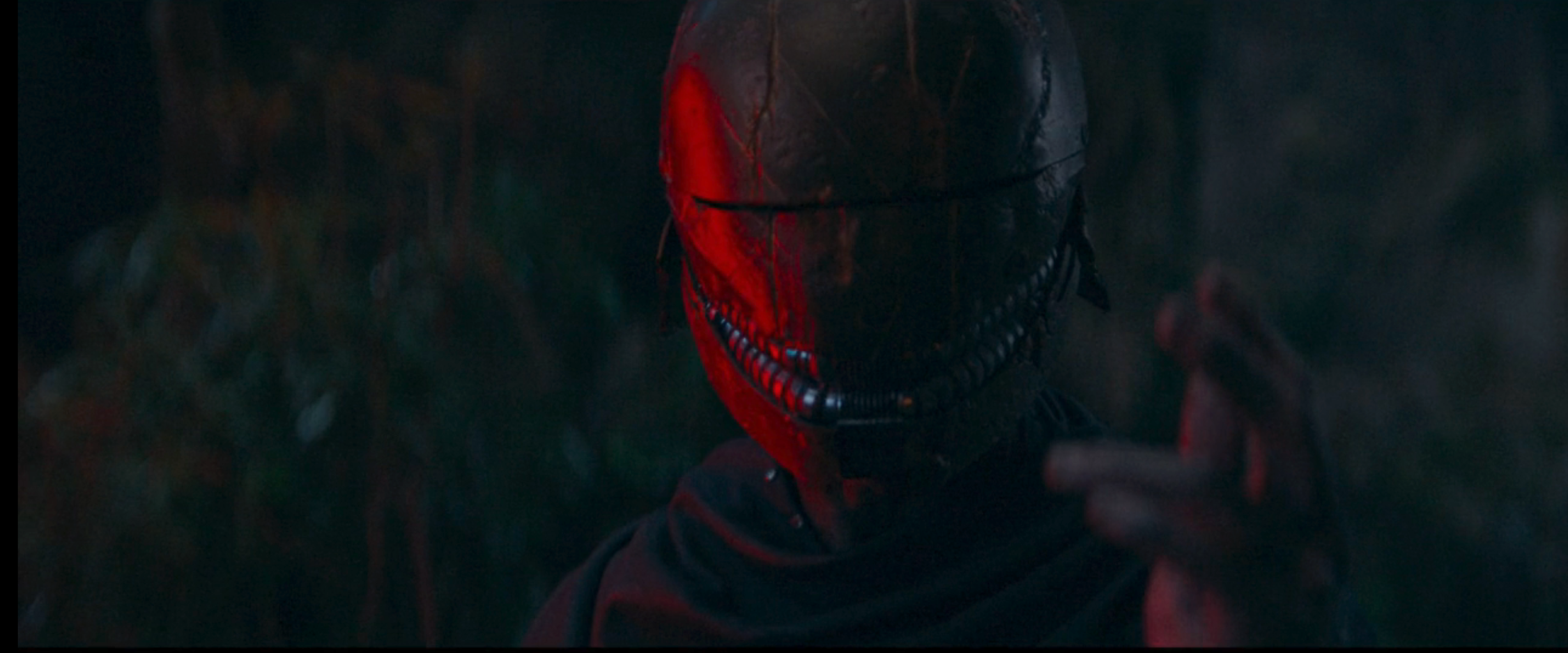 The Acolyte’s Master has a mask inspired by Star Wars, Donnie Darko