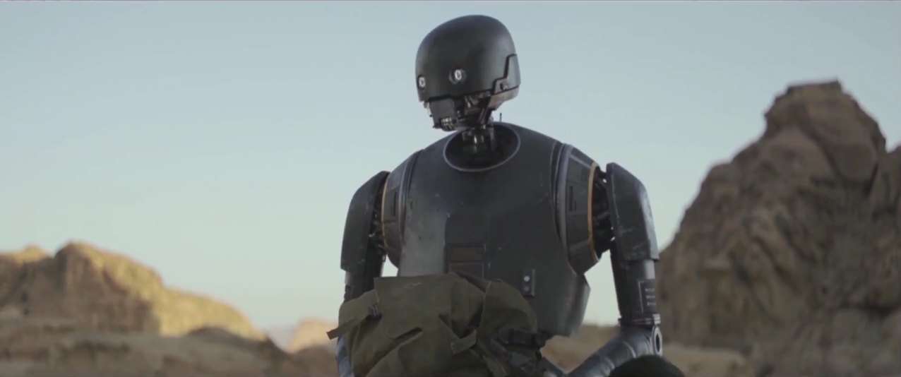 A story change spared Rogue One’s battle droid from an ignominious end