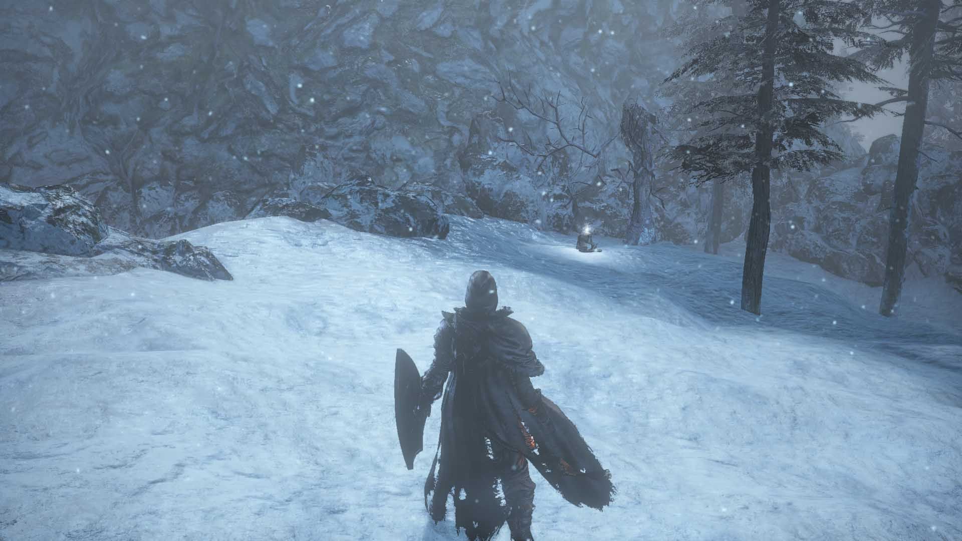 Dark Souls 3: Ashes of Ariandel walkthrough 2. Rope Bridge Cave bonfire