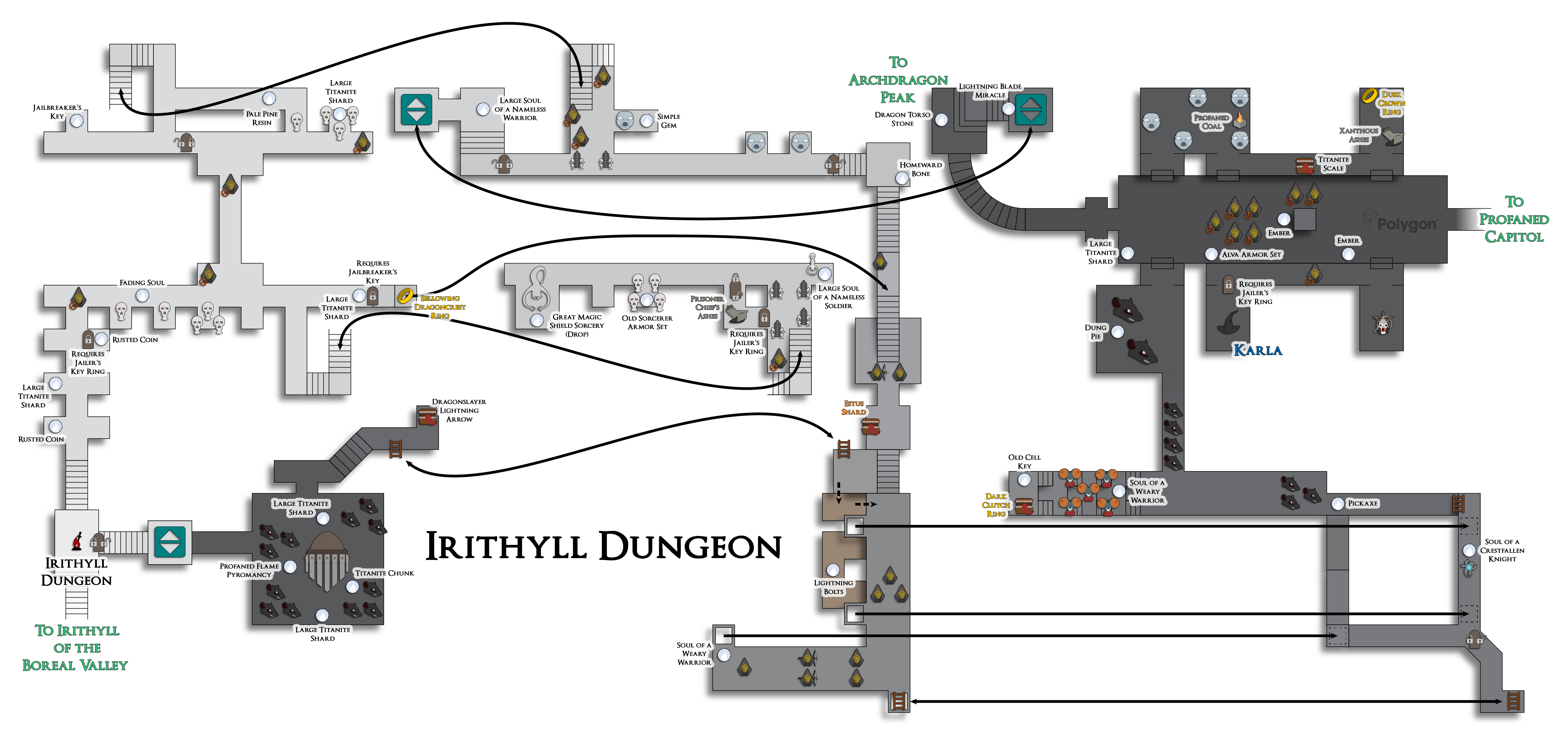 Dark Souls 3: Irithyll Dungeon walkthrough