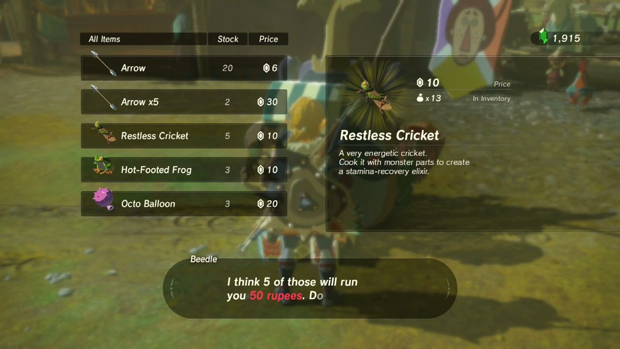 Zelda: Breath of the Wild cooking guide: 10 recipes worth remembering
