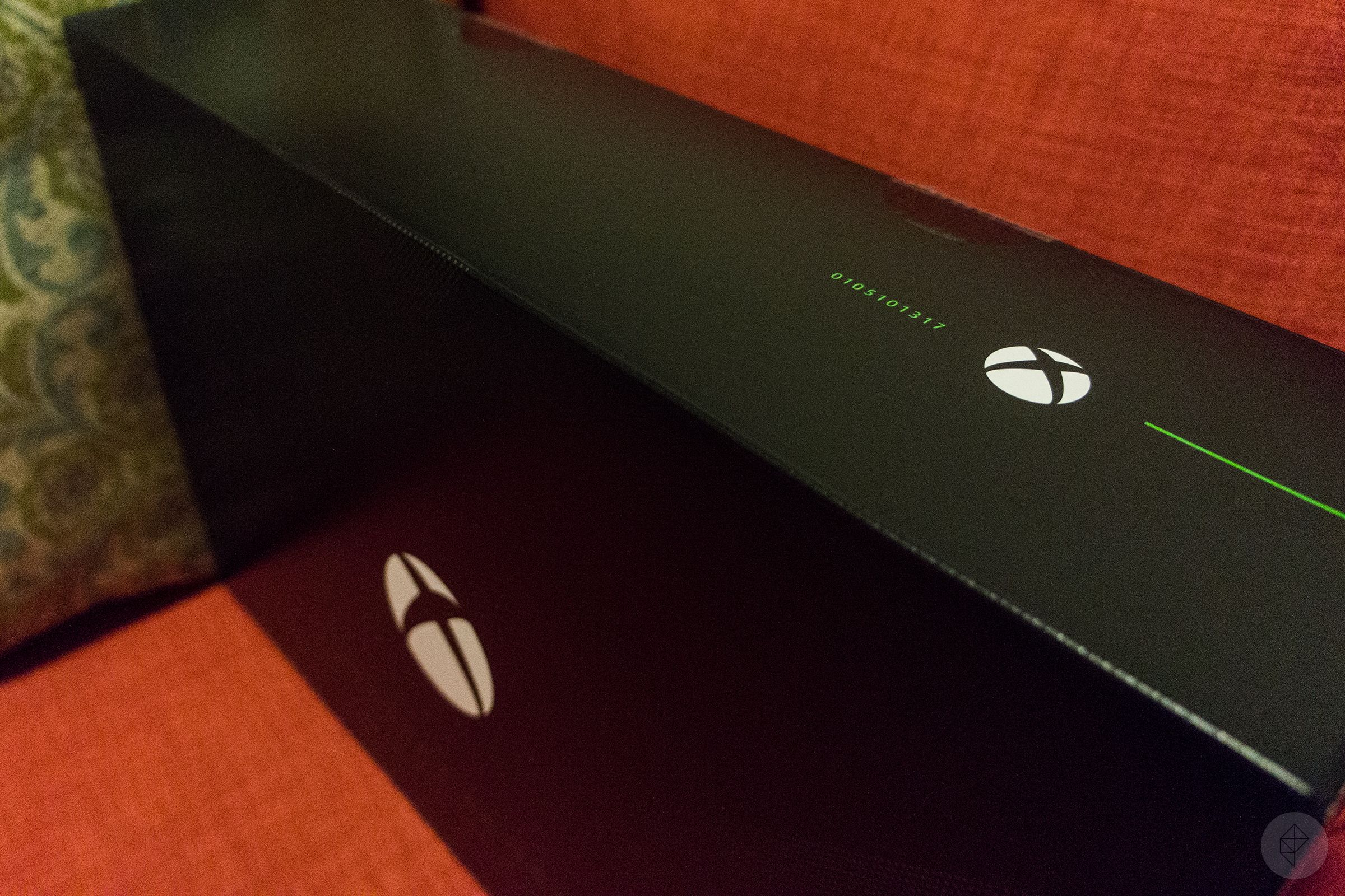What do the numbers on the Xbox One X Project Scorpio Edition box mean?